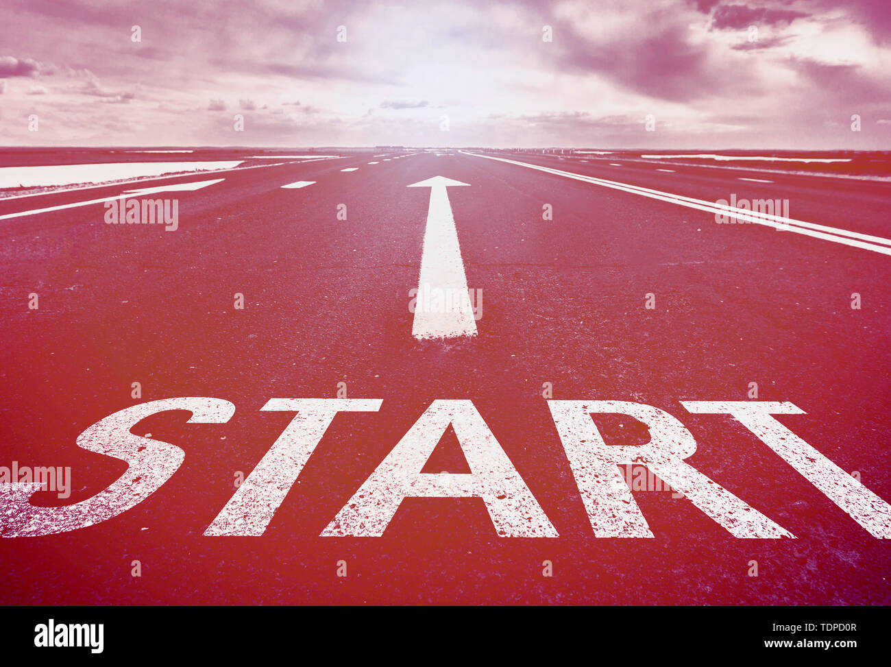 The beginning of the path is the start, the symbol of the initiation of ...