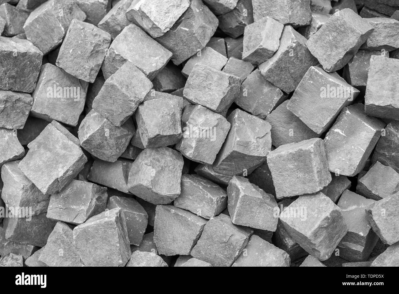 Stone square pavement Stock Photo - Alamy