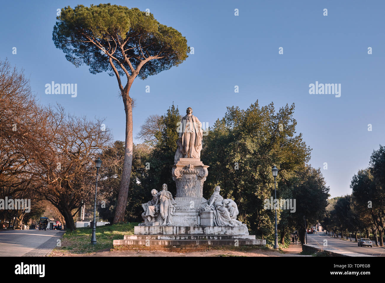 Villa borghese park rome hi-res stock photography and images - Alamy