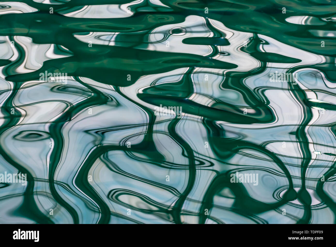 Reflection of light from the pool Windows Stock Photo - Alamy
