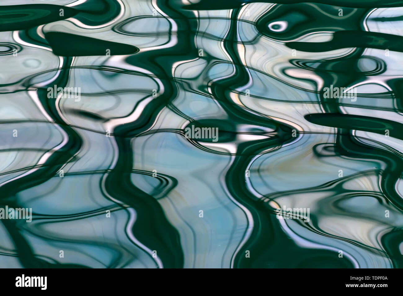 Reflection of light from the pool Windows Stock Photo - Alamy