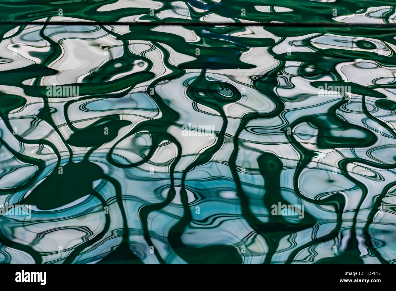 Reflection of light from the pool Windows Stock Photo - Alamy