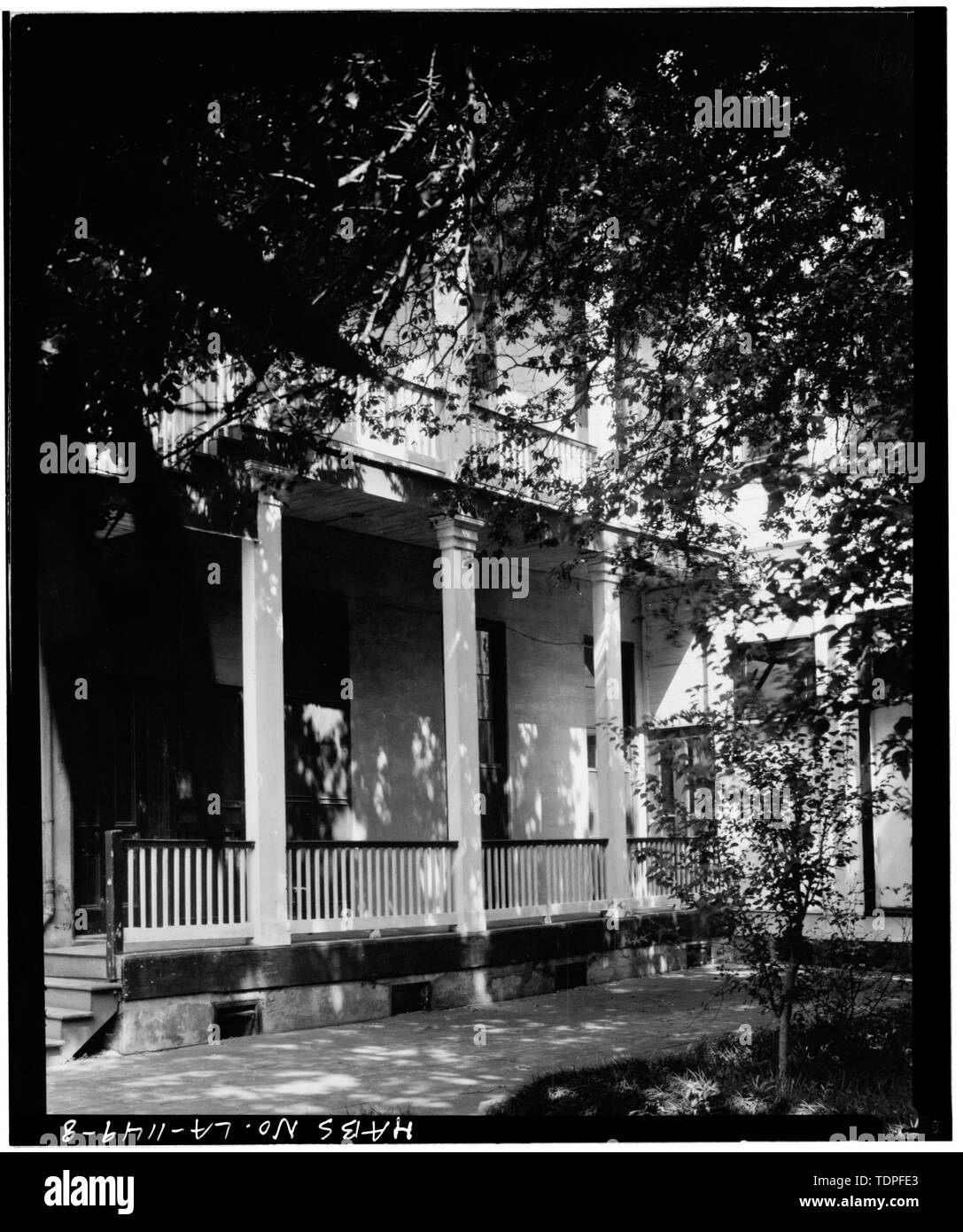 The columns louisiana Black and White Stock Photos & Images - Alamy