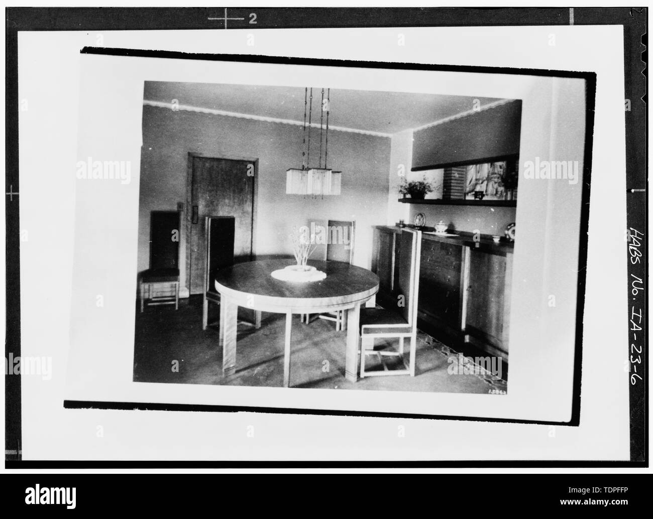 Dining room in 19th Black and White Stock Photos & Images - Alamy