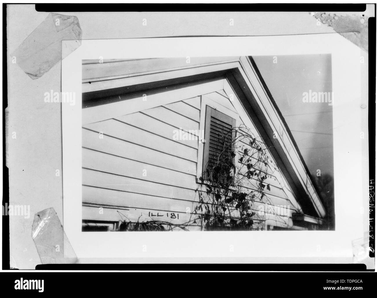 Gable cornice Black and White Stock Photos & Images - Alamy