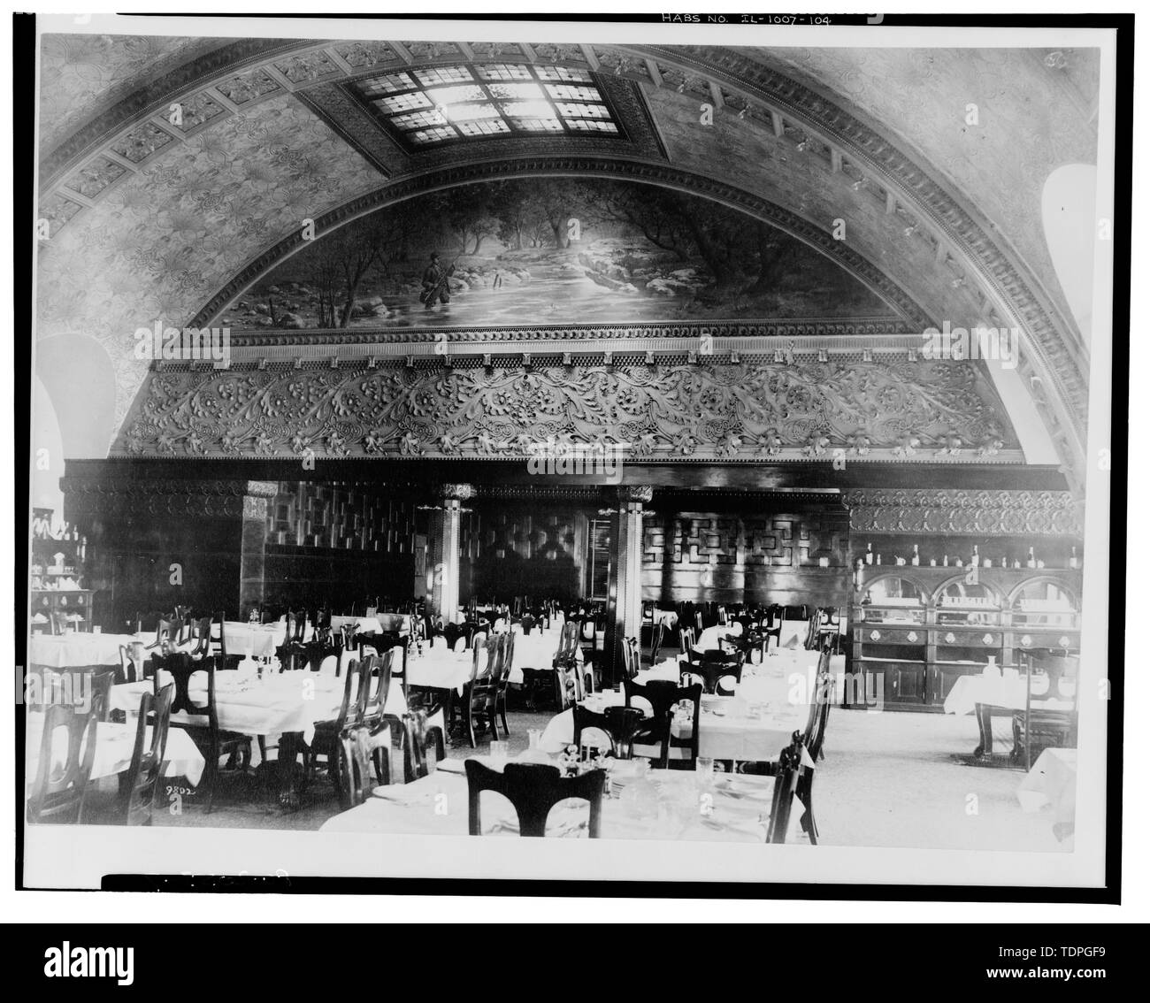 Auditorium building chicago detail Black and White Stock Photos ...