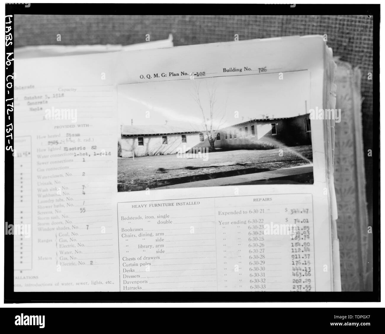 Fitzsimons army hospital building hi-res stock photography and images ...