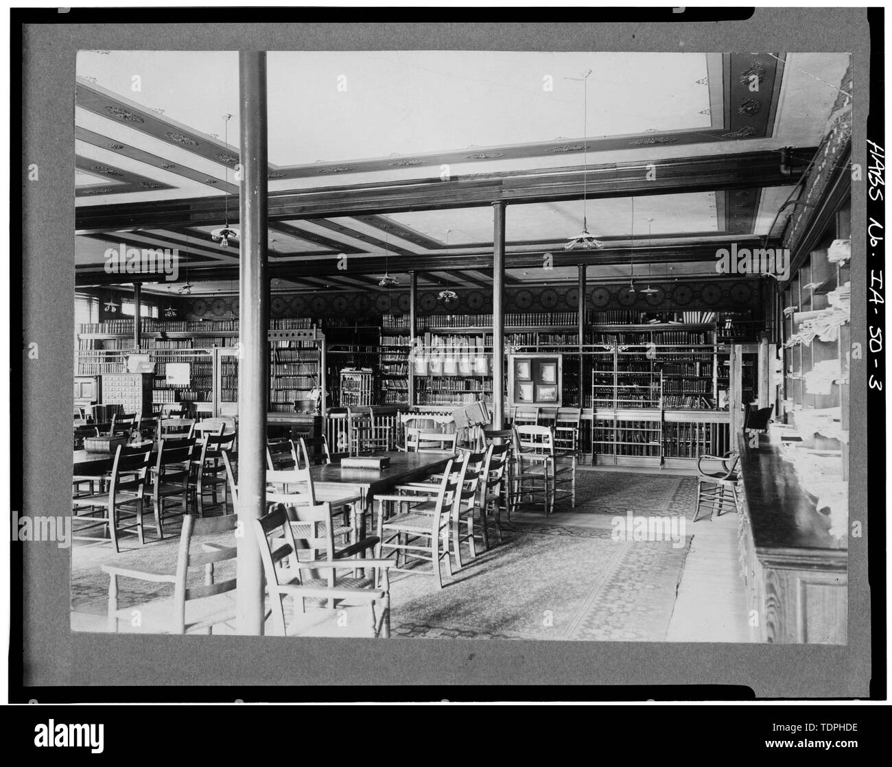 Library from hall library from hall Black and White Stock Photos ...
