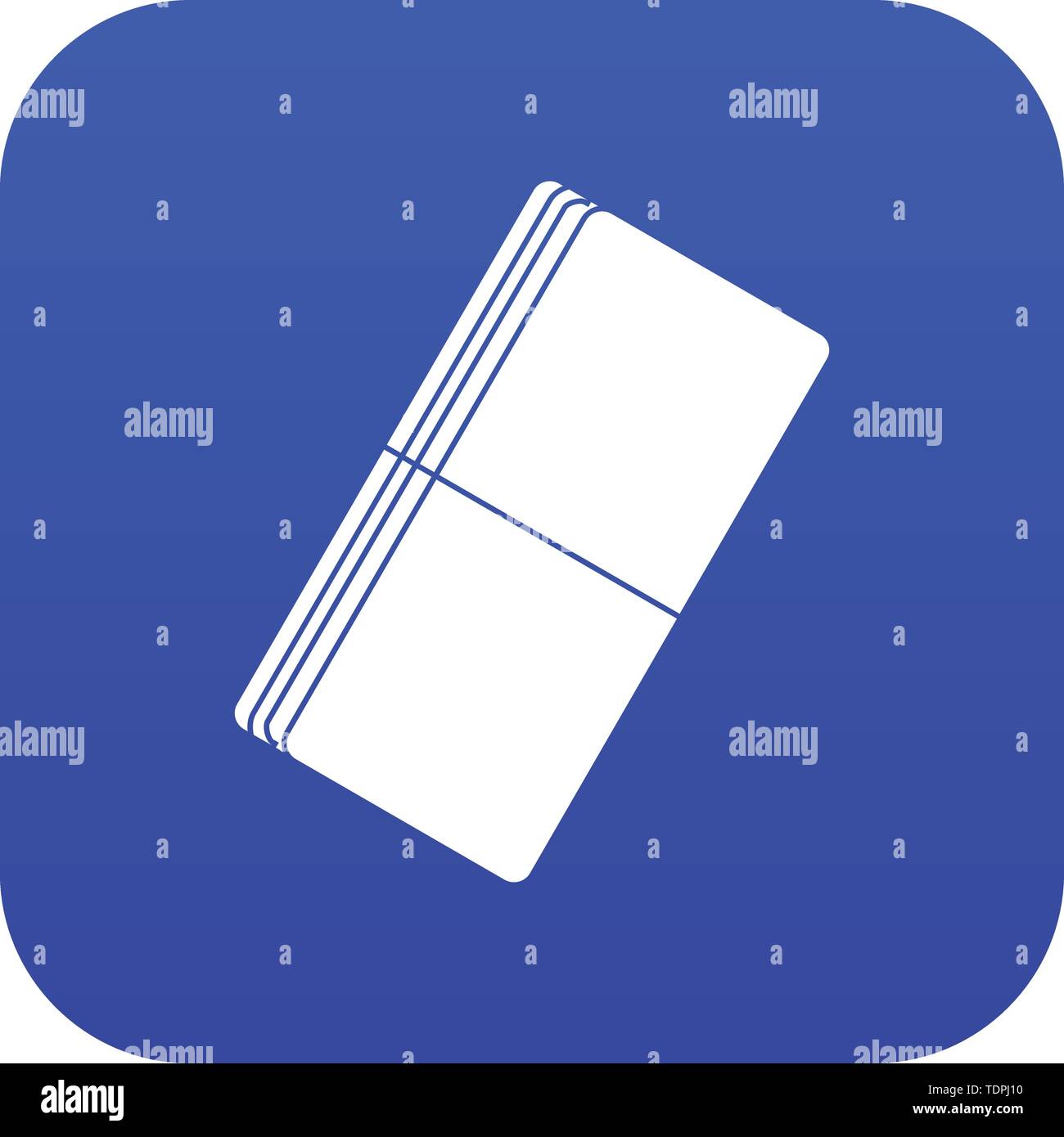 Eraser icon digital blue Stock Vector Image & Art - Alamy