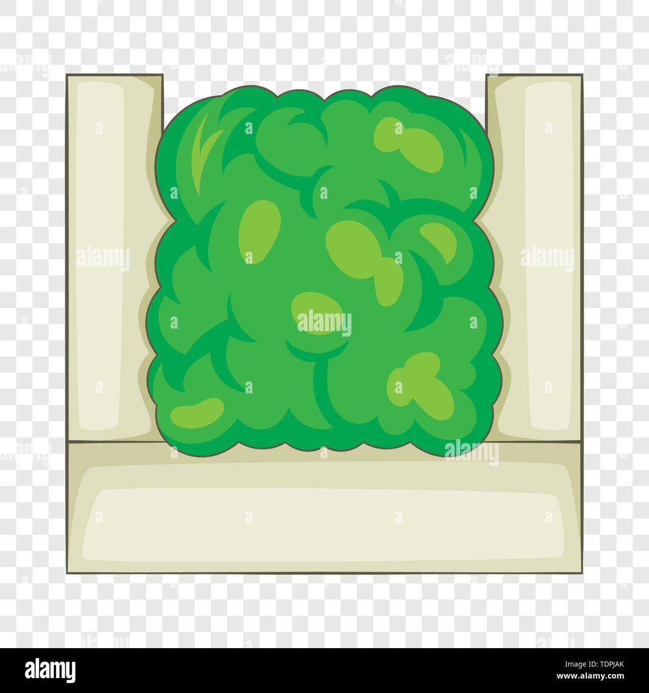 Fence hedge icon, cartoon style Stock Vector Image & Art - Alamy