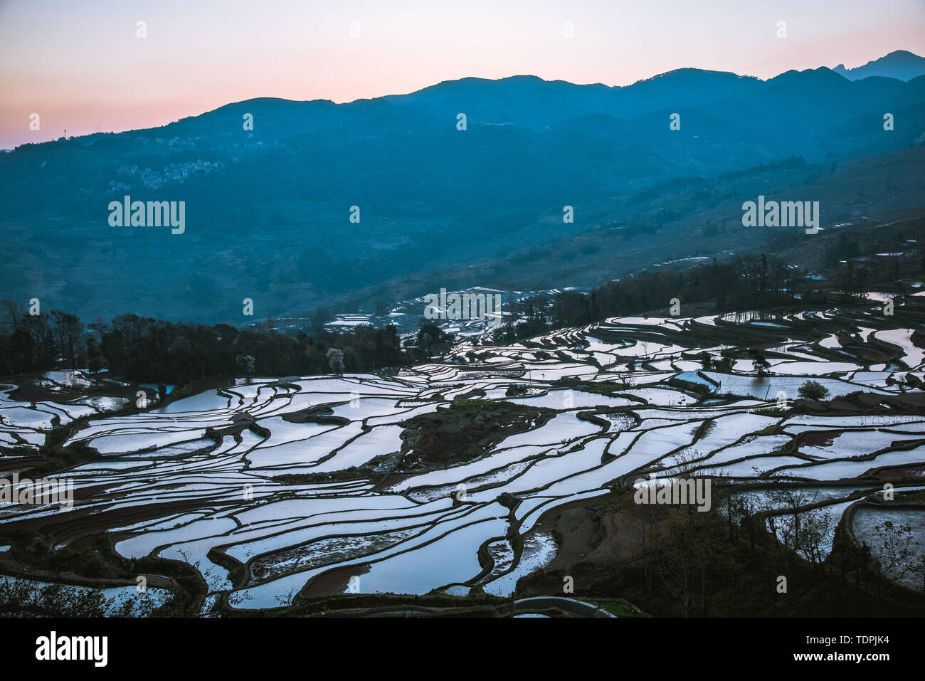 Alpine terraces hi-res stock photography and images - Alamy