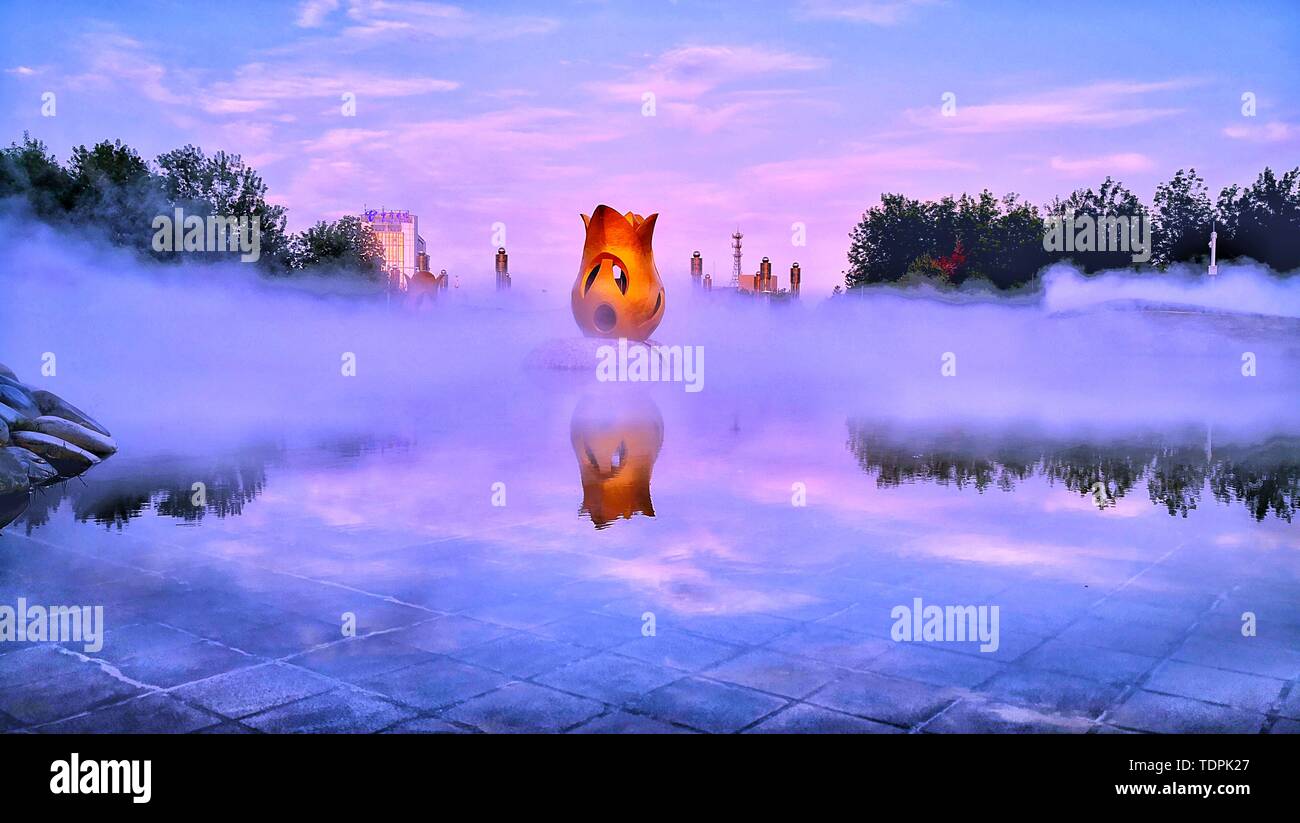 Landscape of the Karamay Stock Photo - Alamy