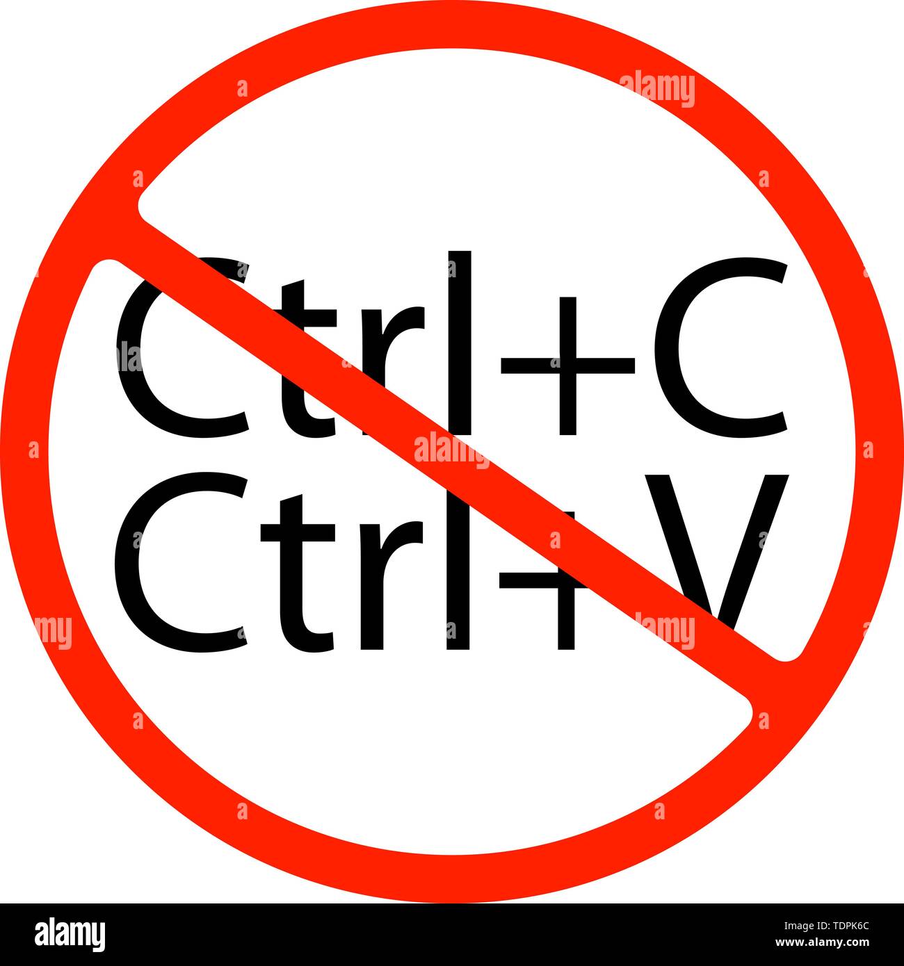 No or stop sign. Feather signature line icon. Copywriting sign ...