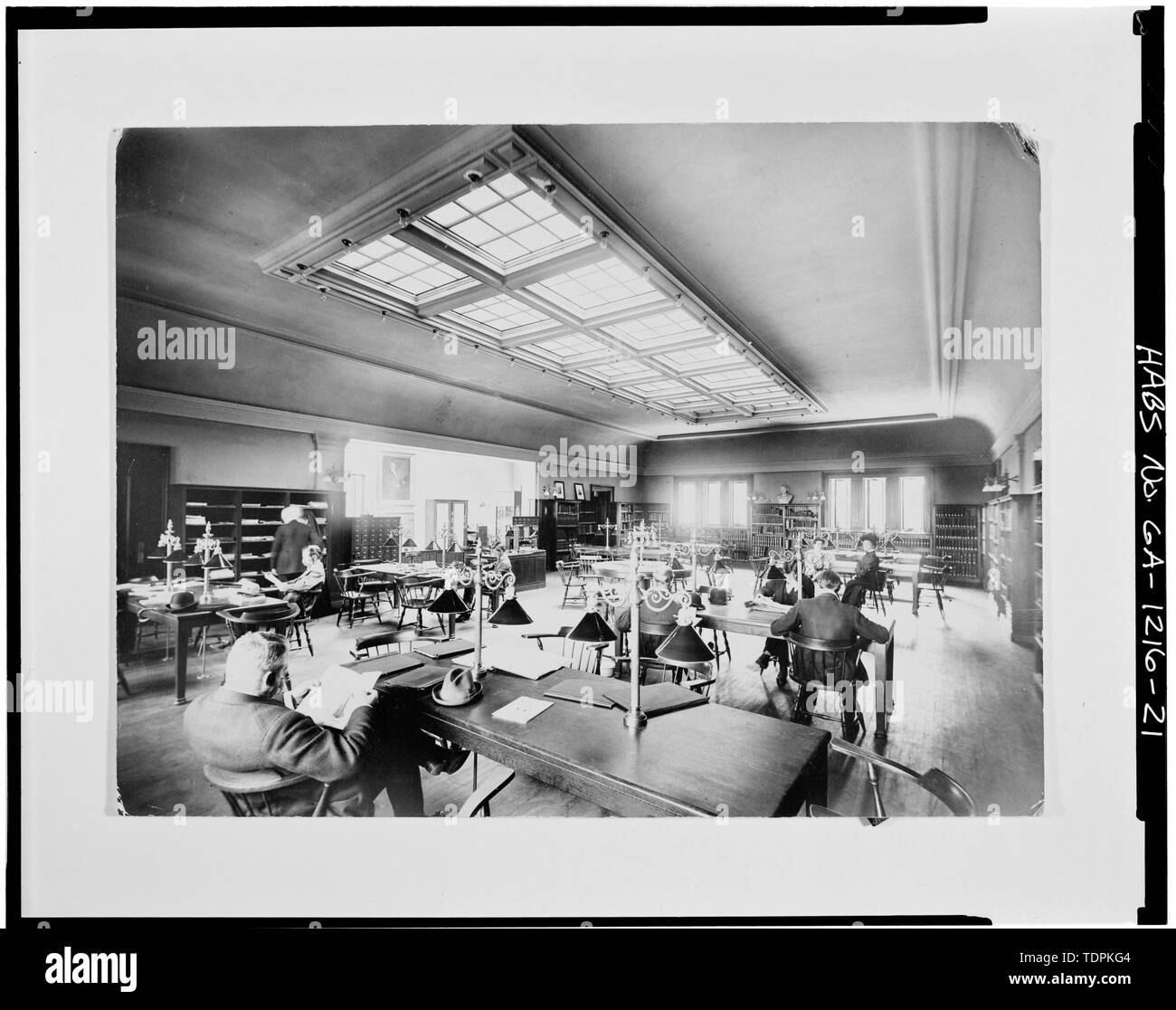 Carnegie library interior Black and White Stock Photos & Images - Alamy