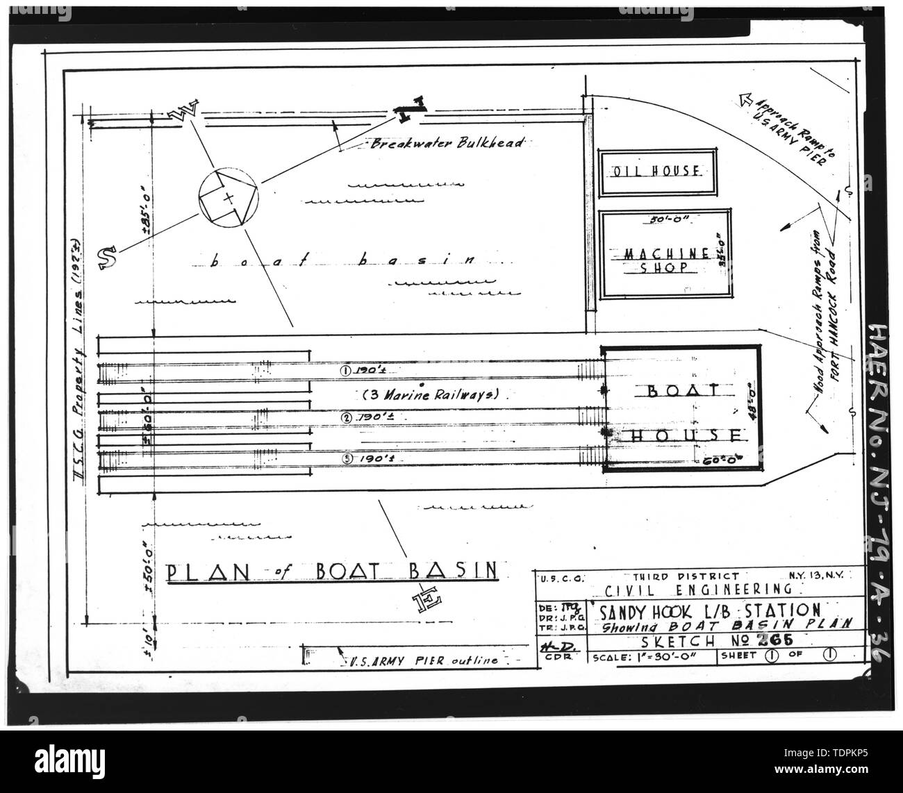 Photocopy of plan (in collection of U.S. Coast Guard Civil Engineering ...