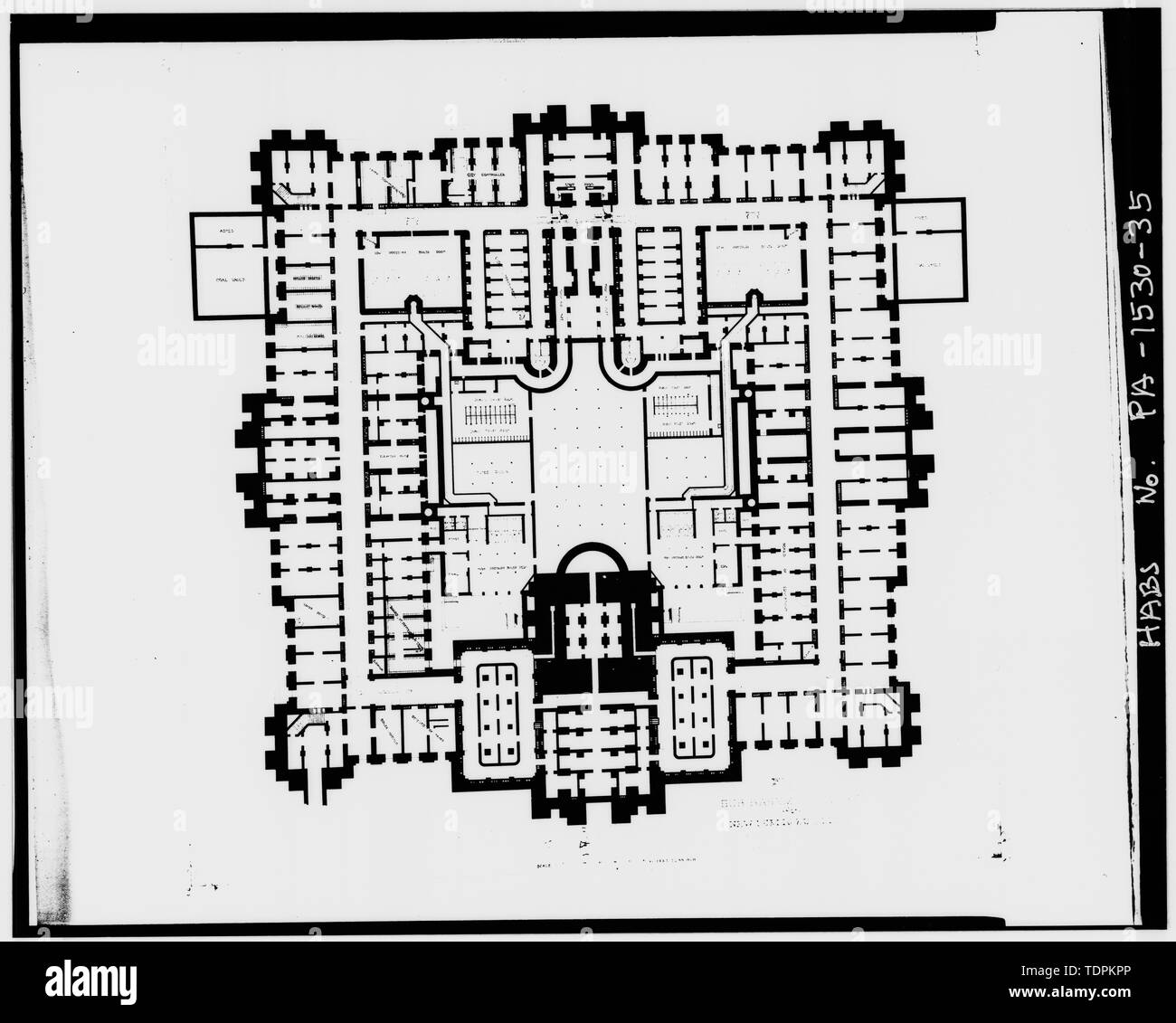 photocopy of plan of sub-basement.ibid - The New Public Buildings, Penn ...