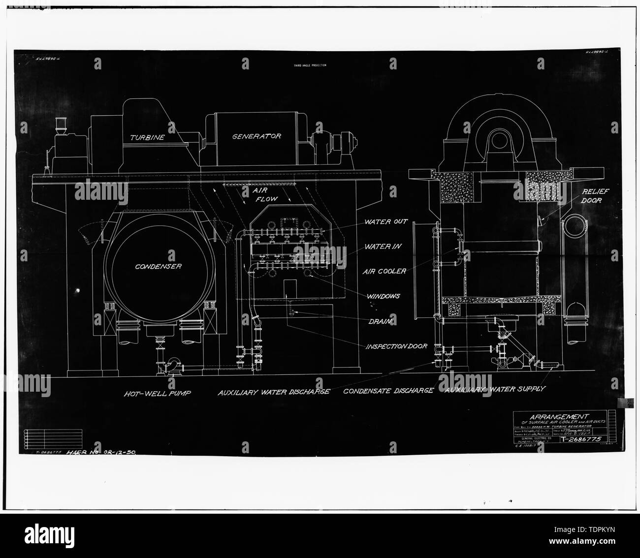 Steam turbine drawing hi-res stock photography and images - Alamy