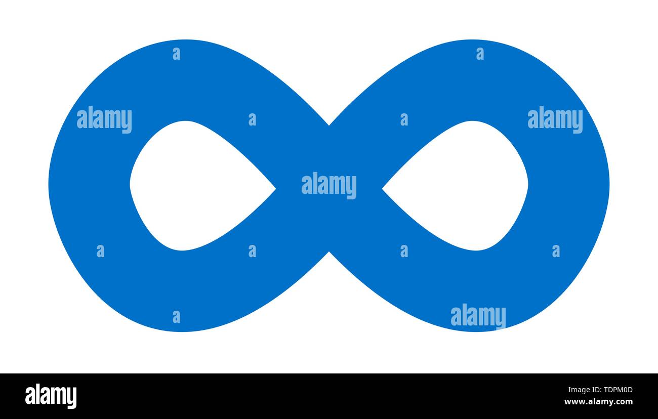 Infinity symbol icon. Representing the concept of infinite, limitless ...