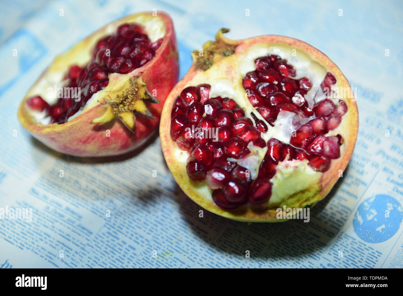 Soft seed pomegranate Stock Photo - Alamy