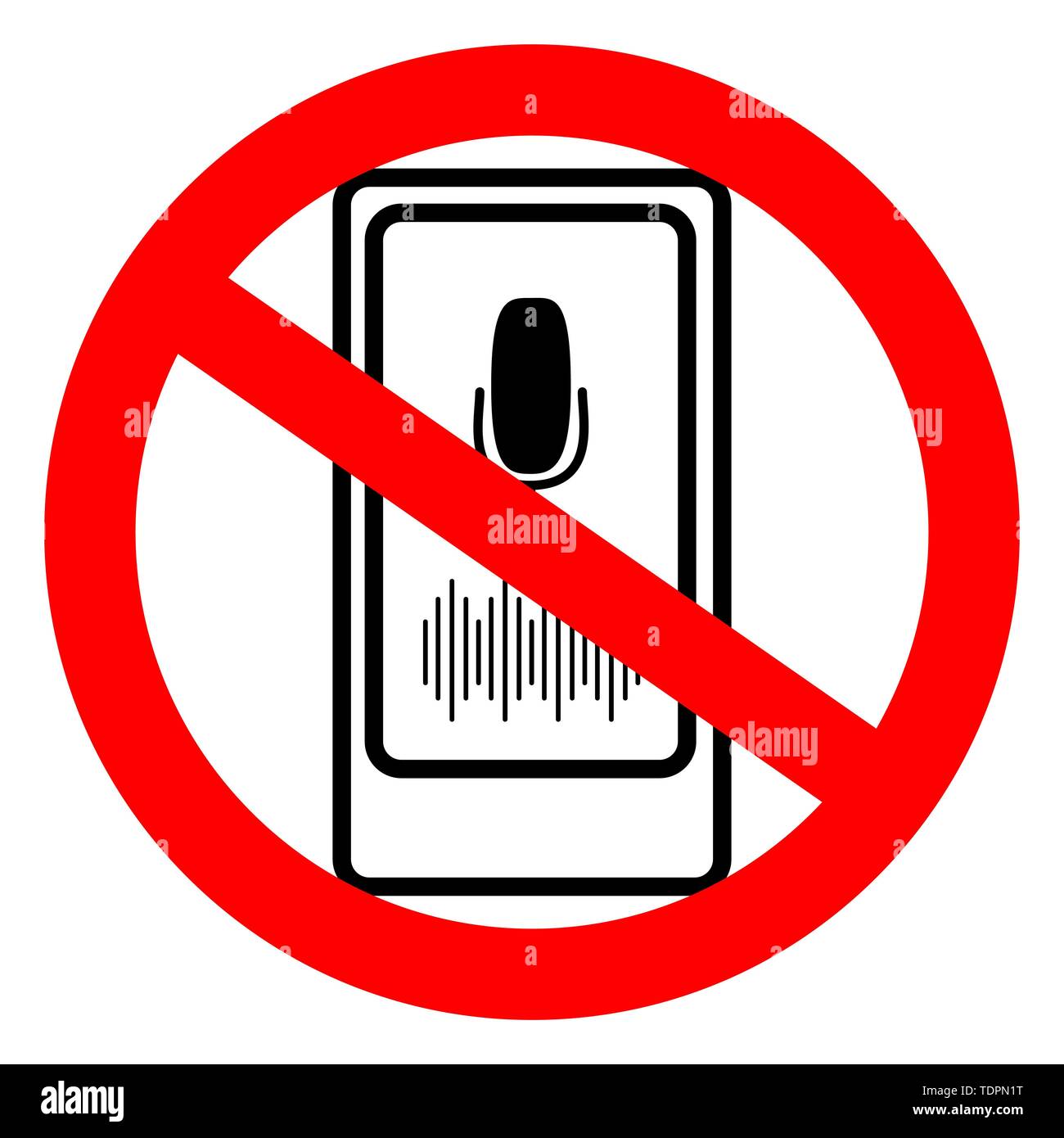 Not use mobile phone. Sign, symbol, illustration Stock Vector Image ...