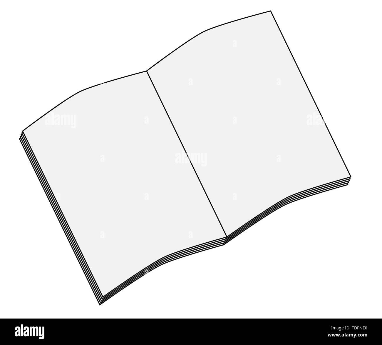 Exercise Book. Flat Icon. Simple black symbol on white background Stock ...