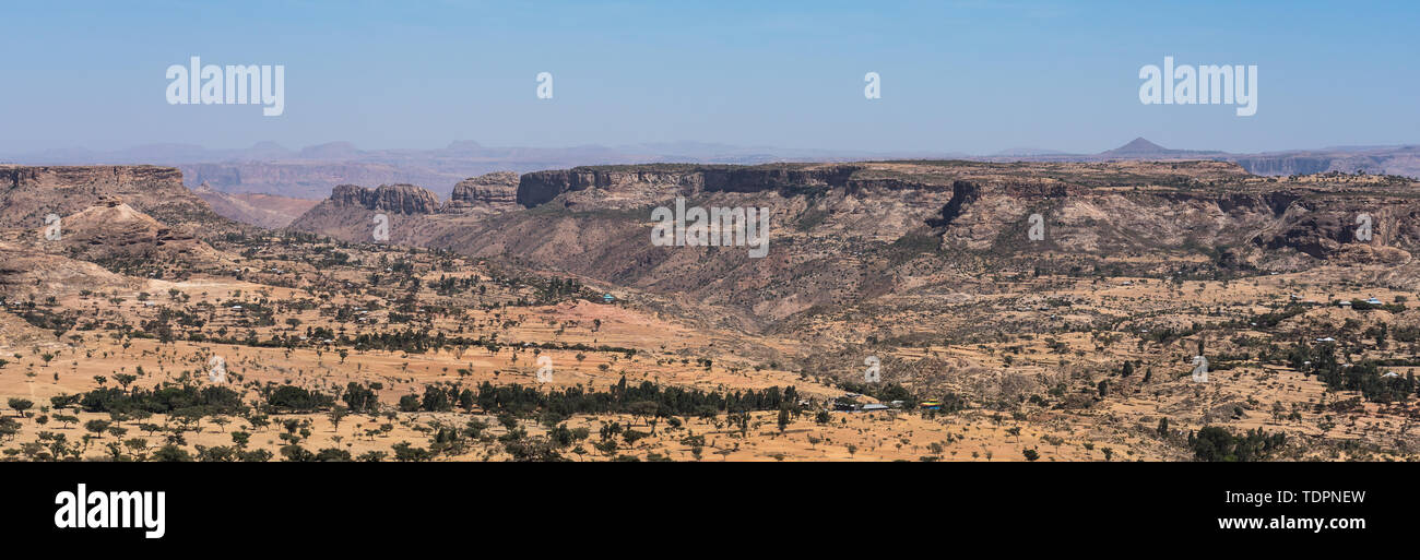 Landscape in Gheralta in Tigray, Northern Ethiopia Stock Photo - Alamy
