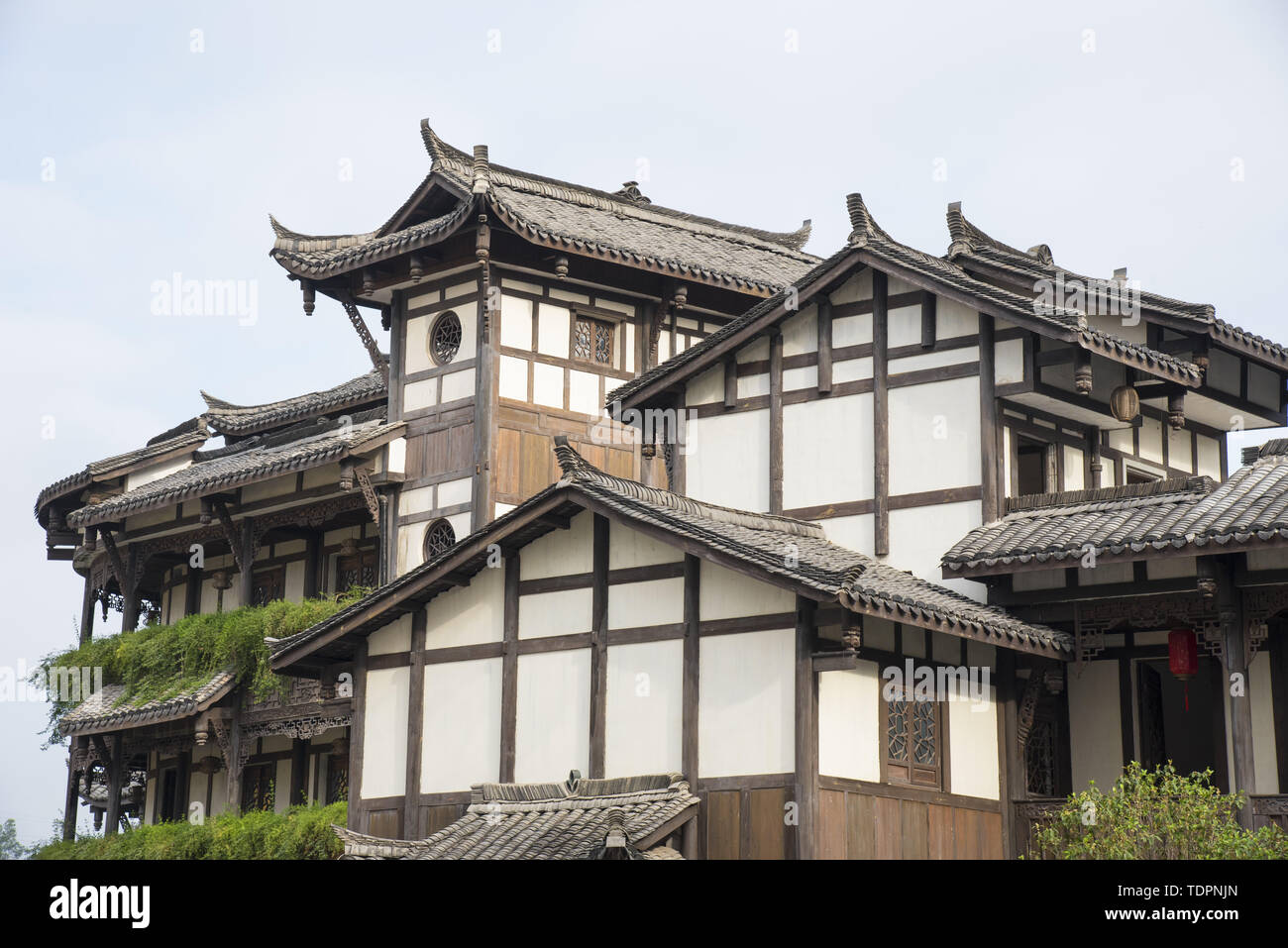 Construction of Hakka town in Gankeng, Shenzhen Stock Photo - Alamy