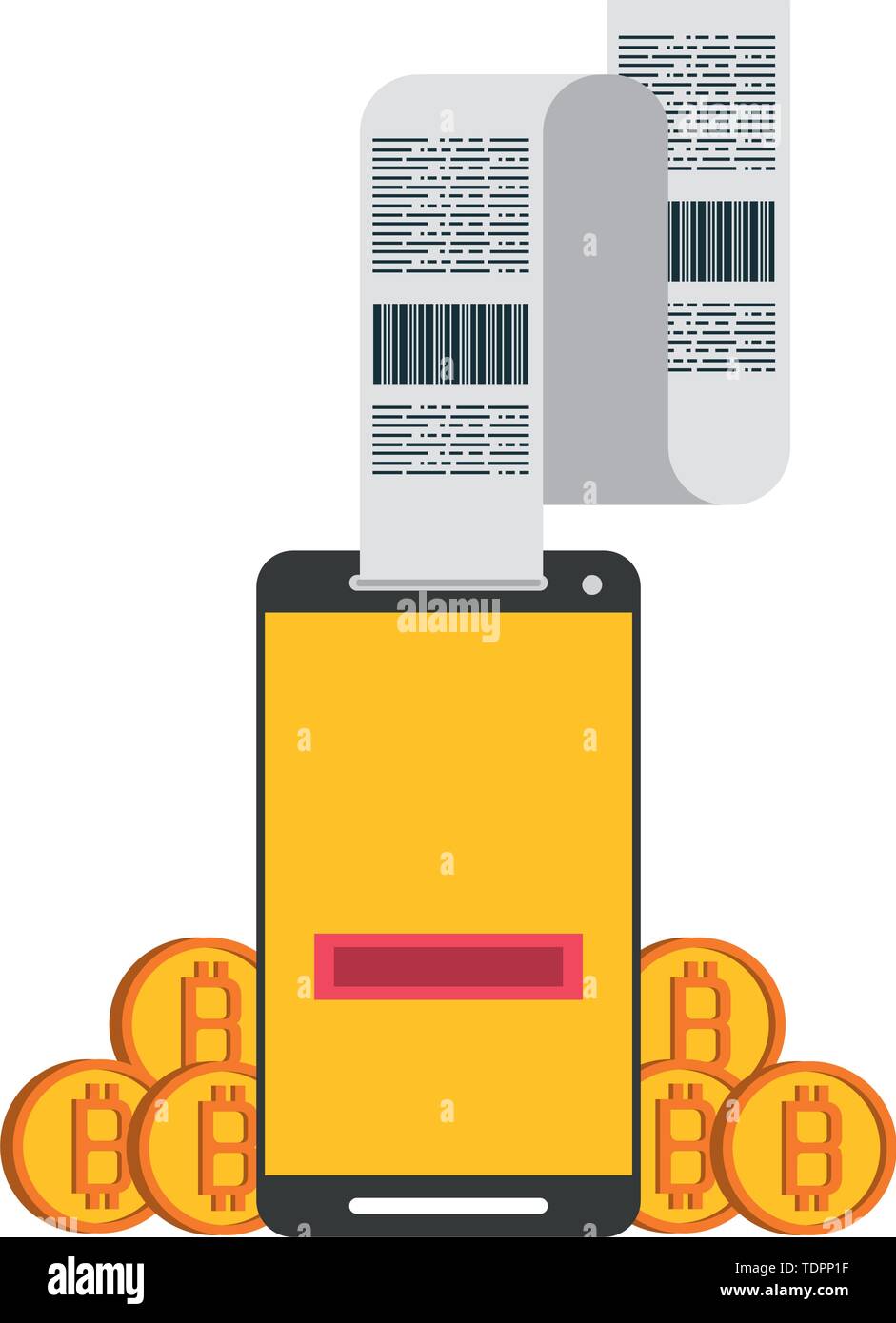 Bitcoin cryptocurrency online payment symbols Stock Vector Image & Art ...