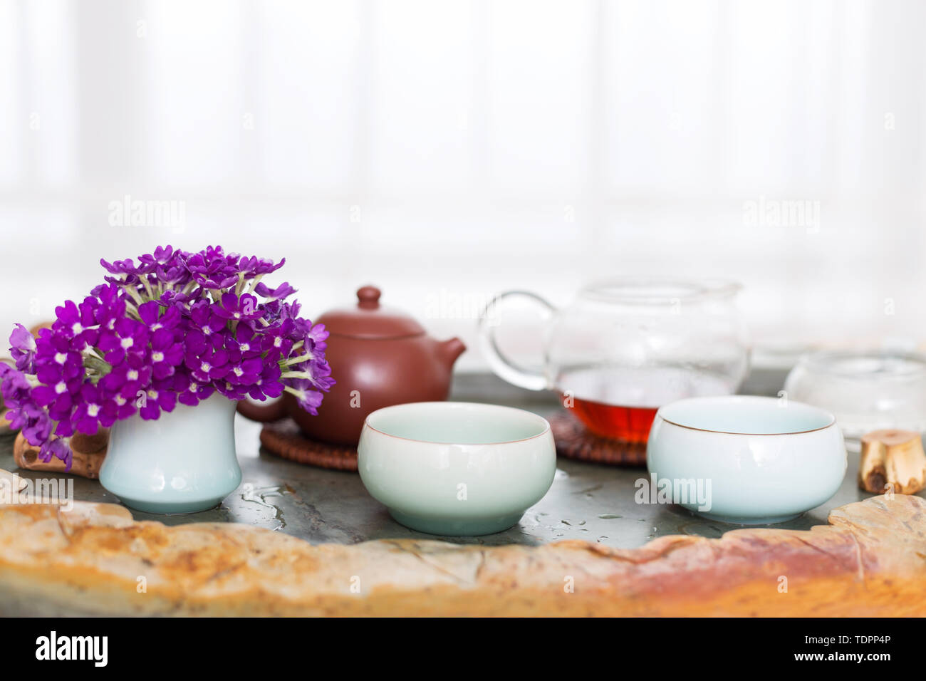 Set of China tea Stock Photo - Alamy