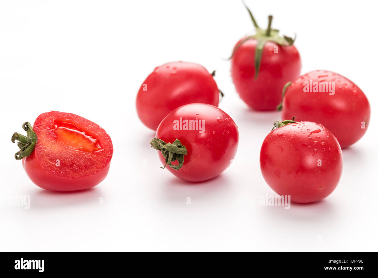 Delicious little tomatoes Stock Photo - Alamy