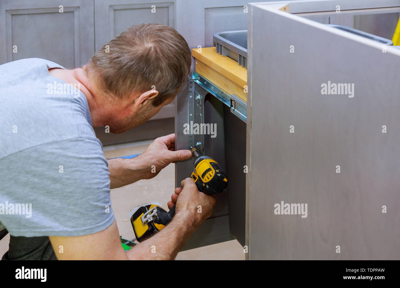 Drawers garbage bin hi-res stock photography and images - Alamy