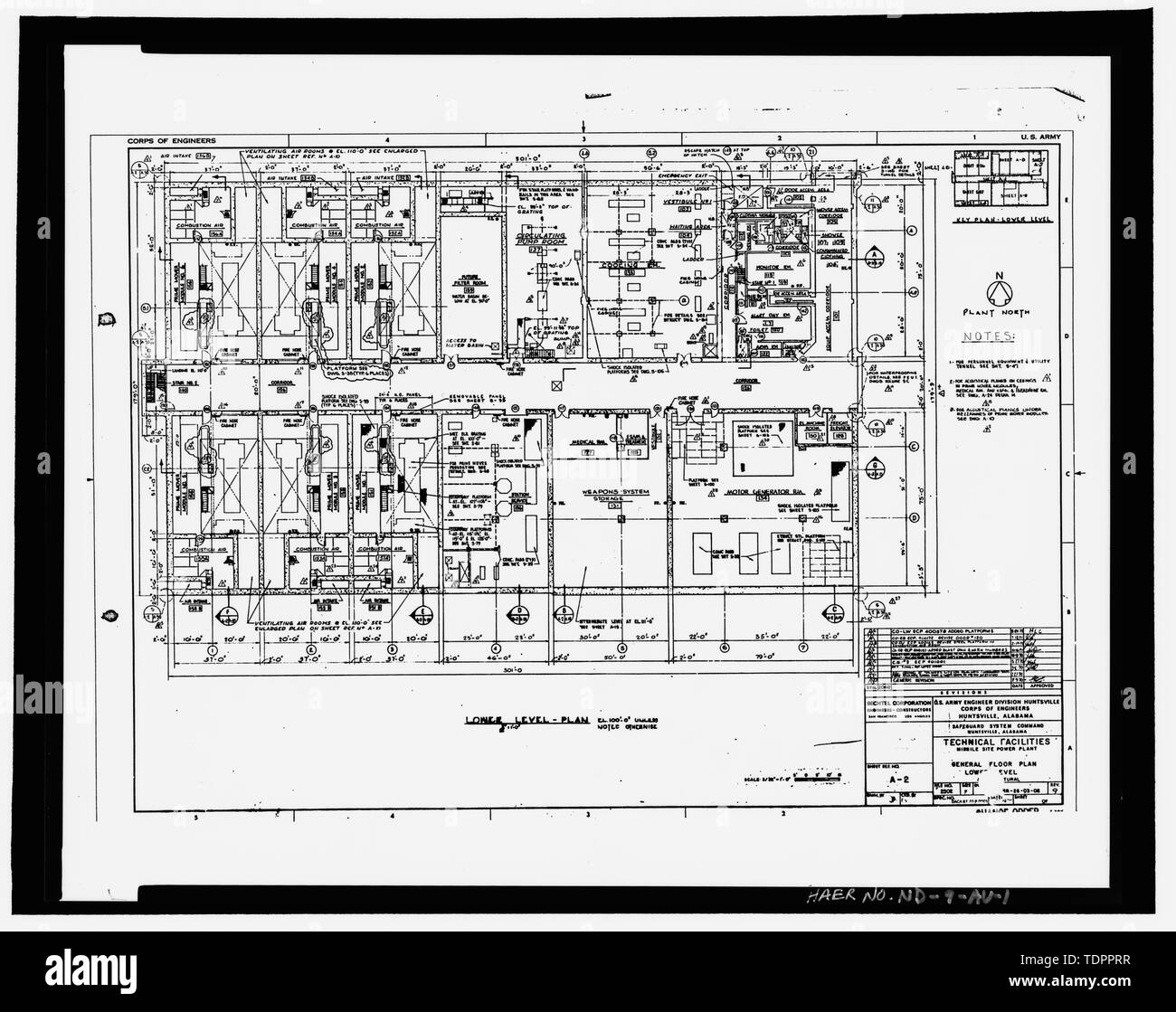 Photographic copy of original design drawing, dated January 1970 ...