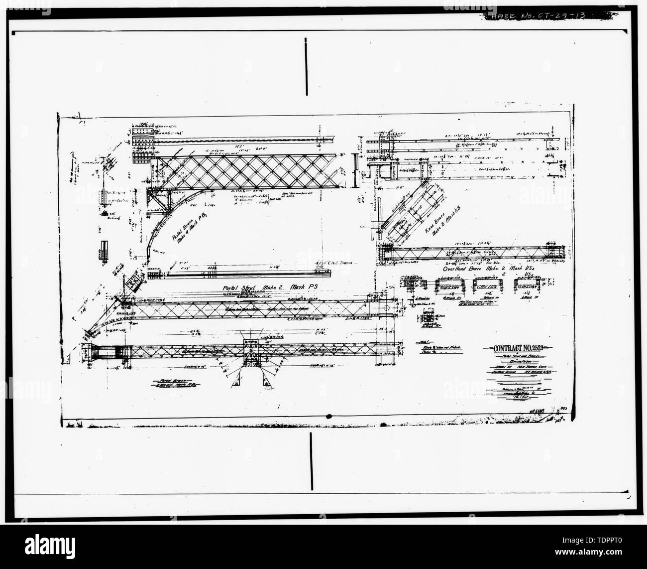 Photographic copy of original drawing (originals of Amtrack ...