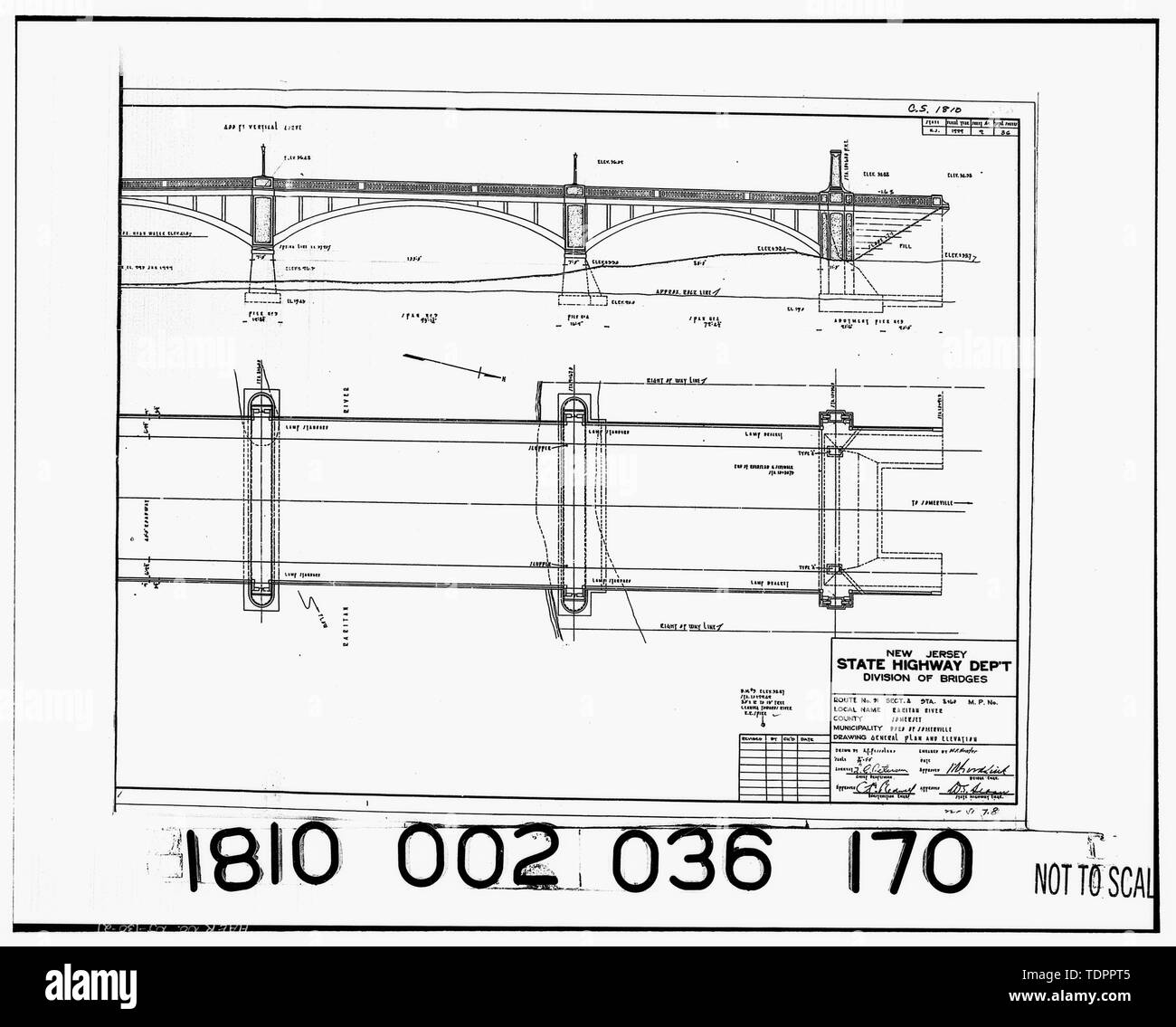 Half elevation and half section Black and White Stock Photos & Images ...