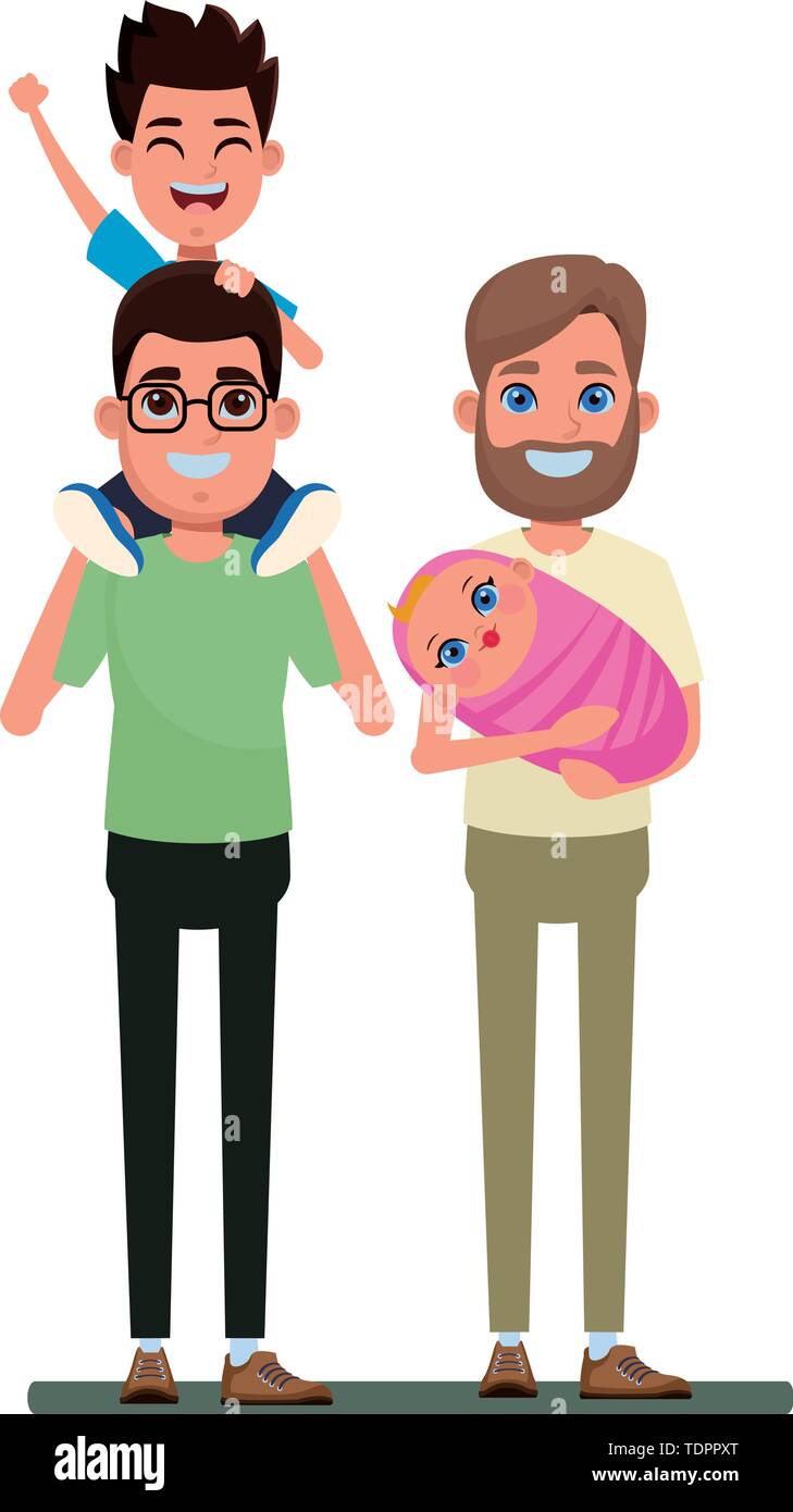 family avatar cartoon character portrait Stock Vector Image & Art - Alamy