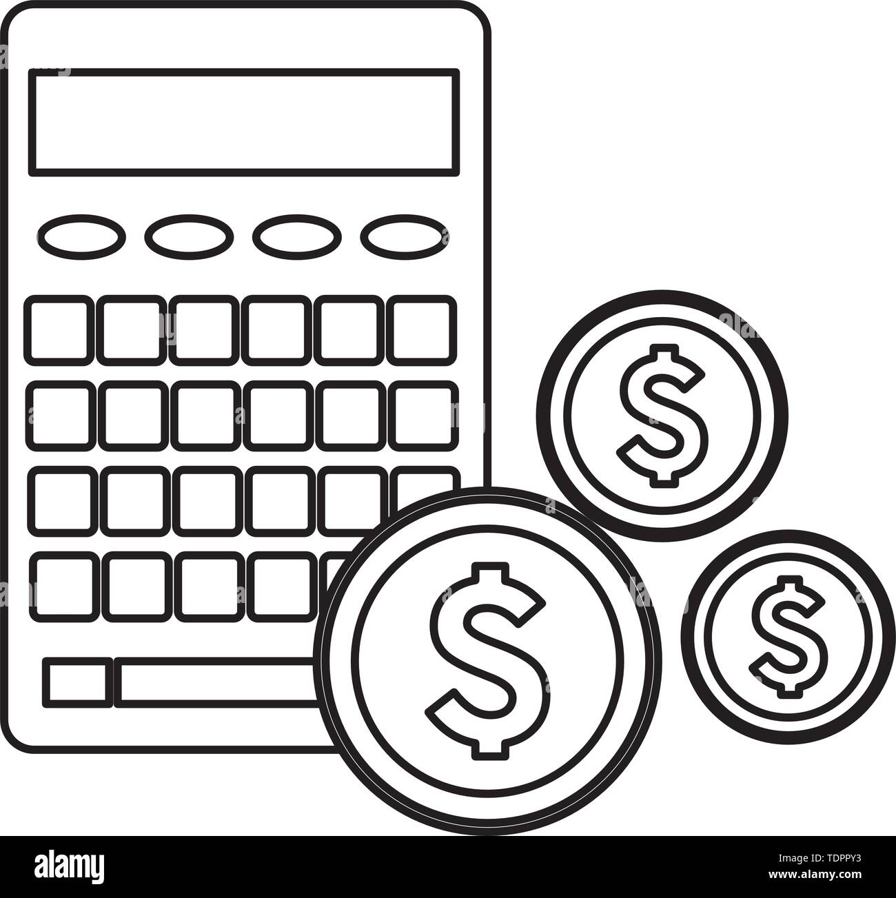 Calculator Money Clipart