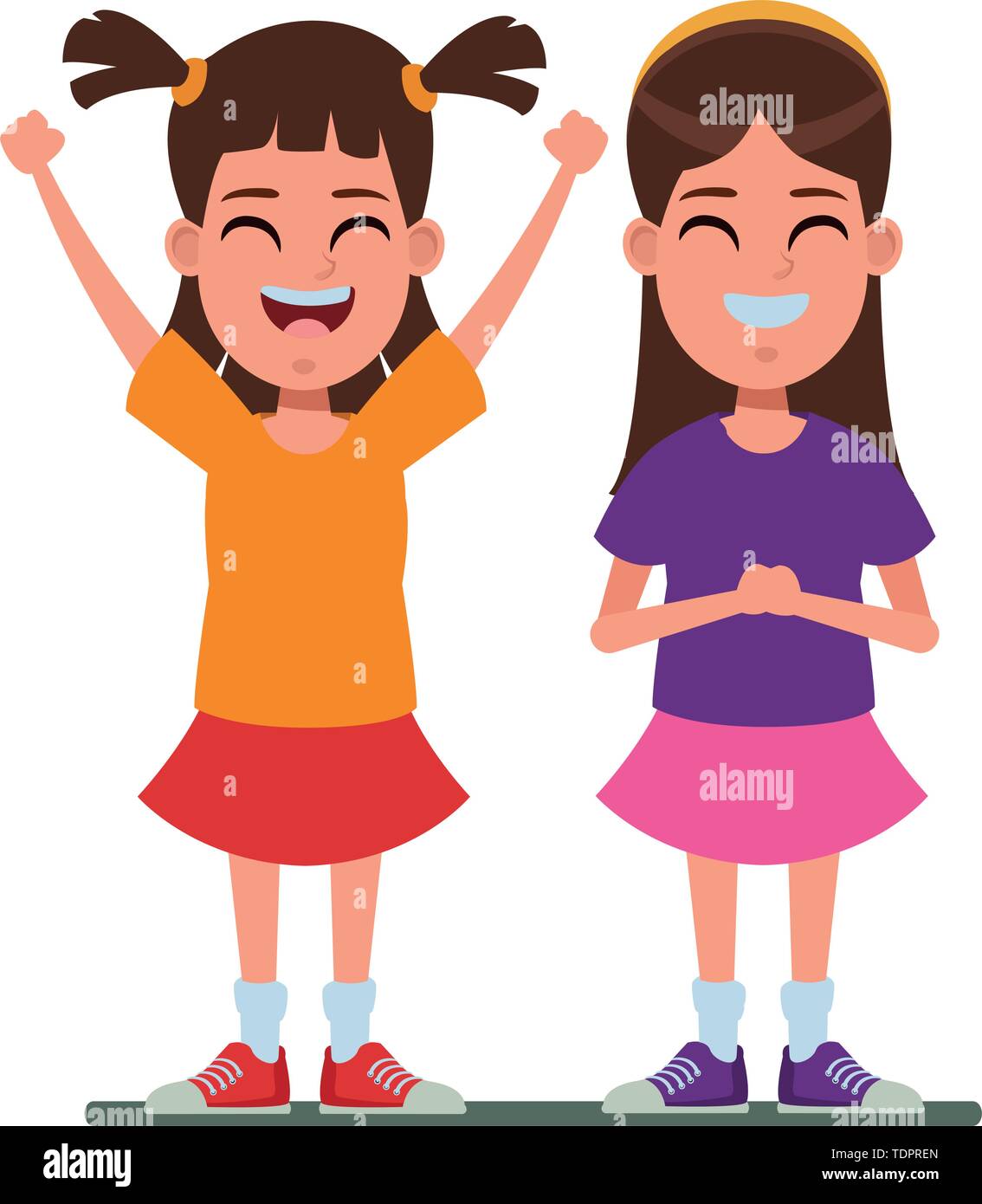 children avatar cartoon character portrait Stock Vector Image & Art - Alamy