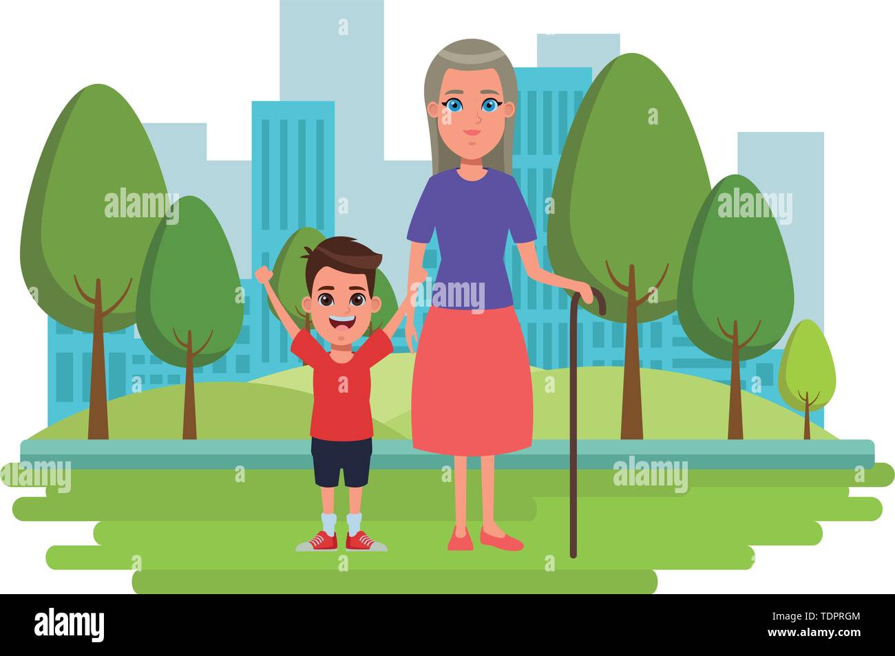 family avatar cartoon character portrait Stock Vector Image & Art - Alamy