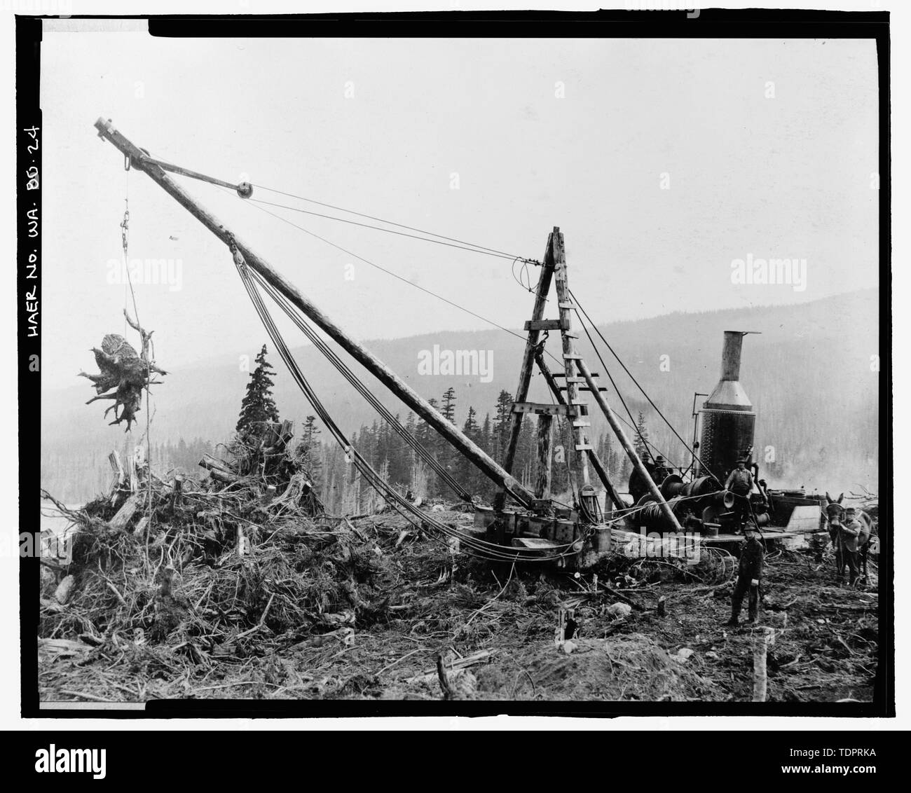 Stump puller hi-res stock photography and images - Alamy