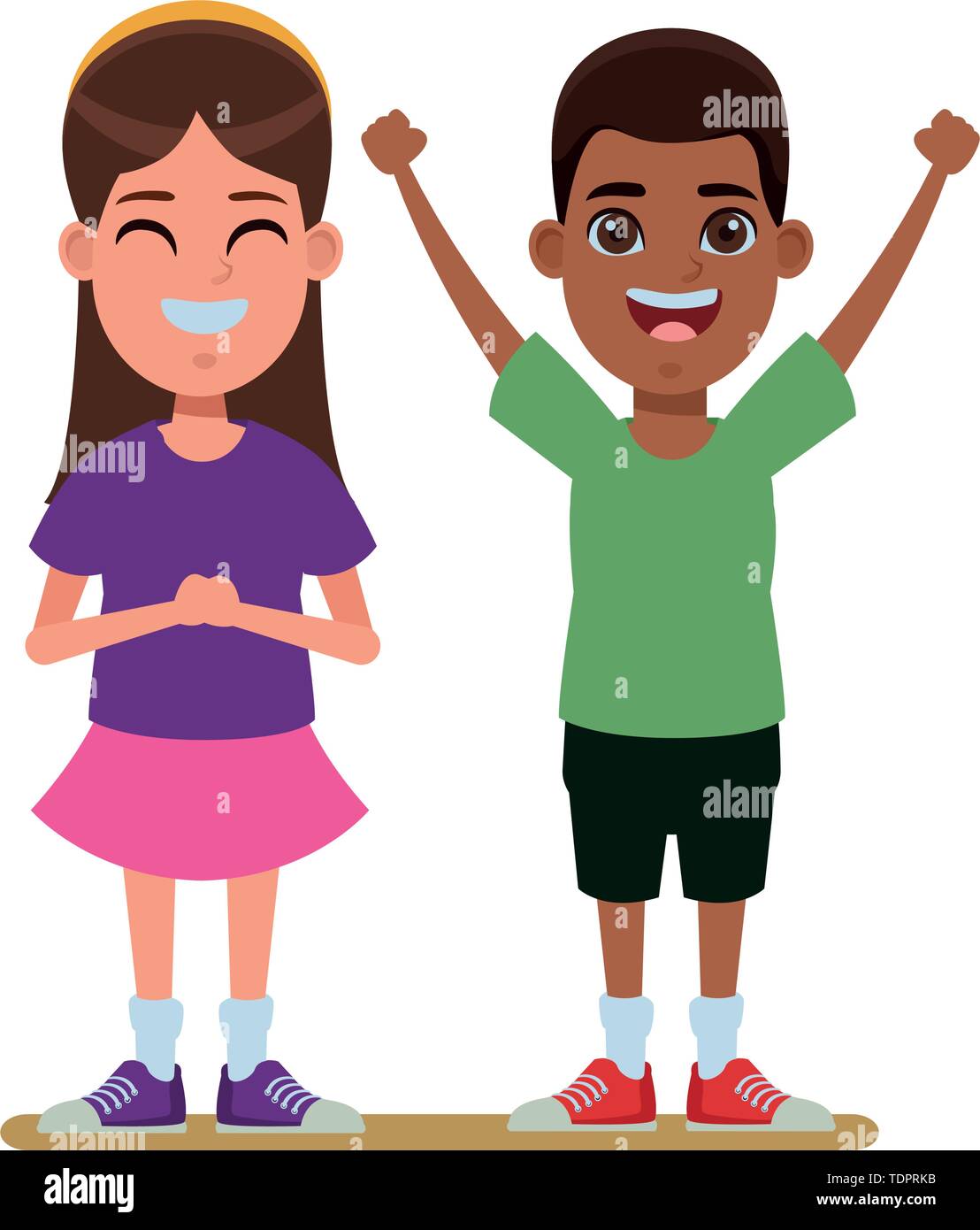 children avatar cartoon character portrait Stock Vector Image & Art - Alamy