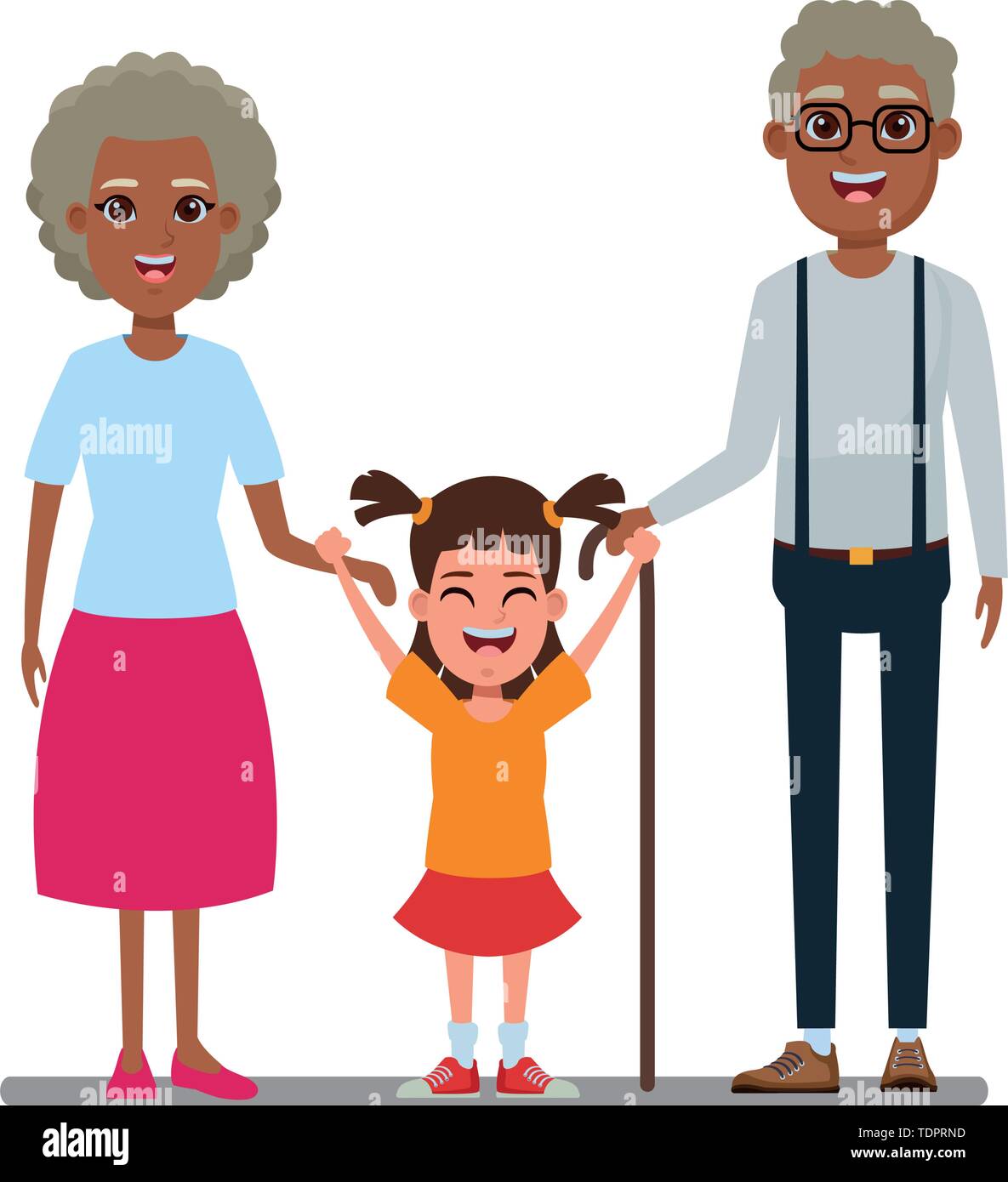 family avatar cartoon character portrait Stock Vector Image & Art - Alamy
