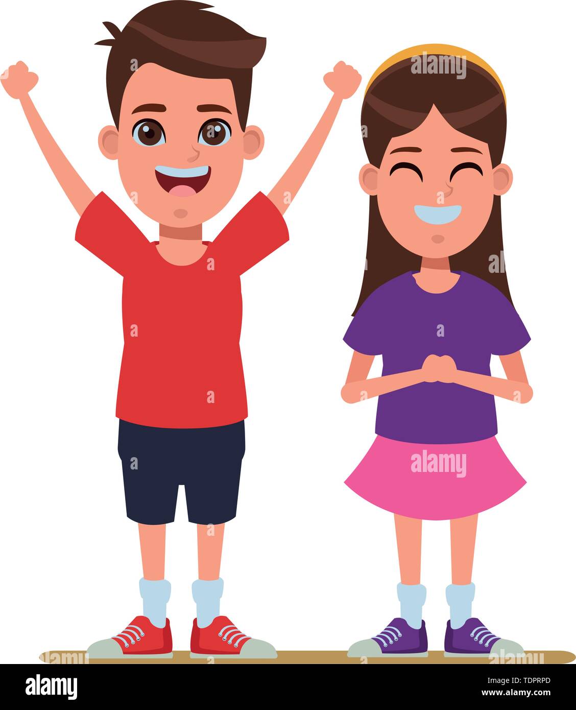 children avatar cartoon character portrait Stock Vector Image & Art - Alamy