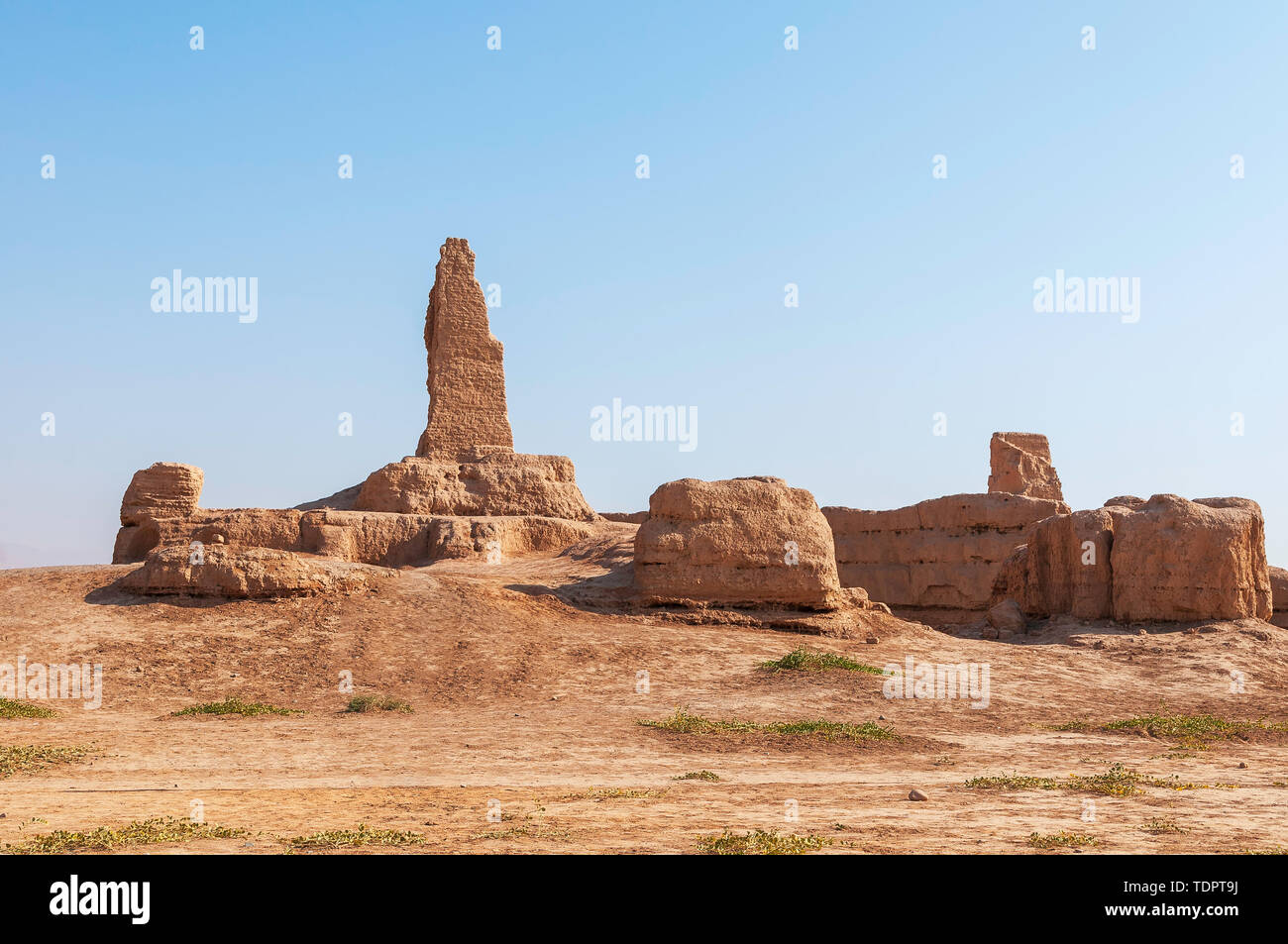 ancient city of gaochang Stock Photo - Alamy