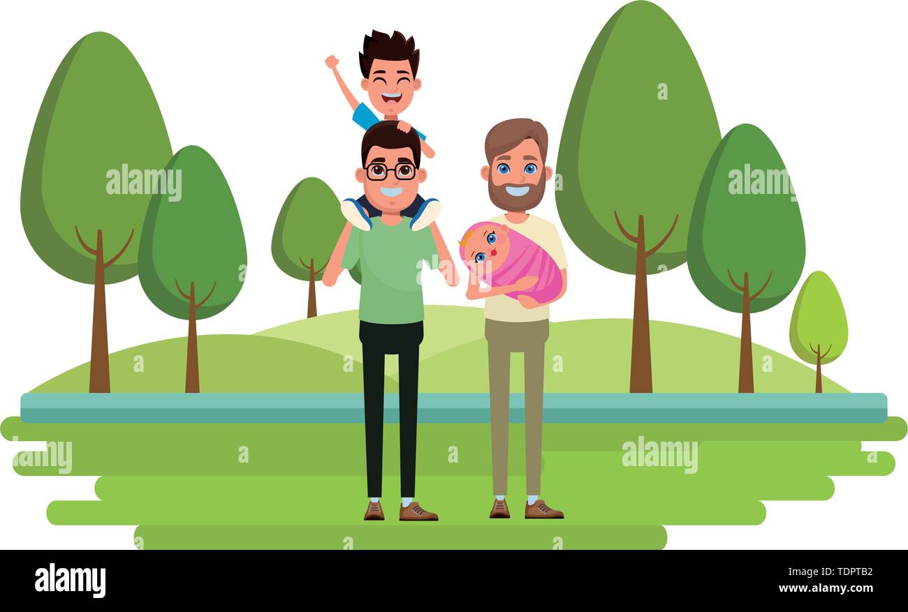 family avatar cartoon character portrait Stock Vector Image & Art - Alamy