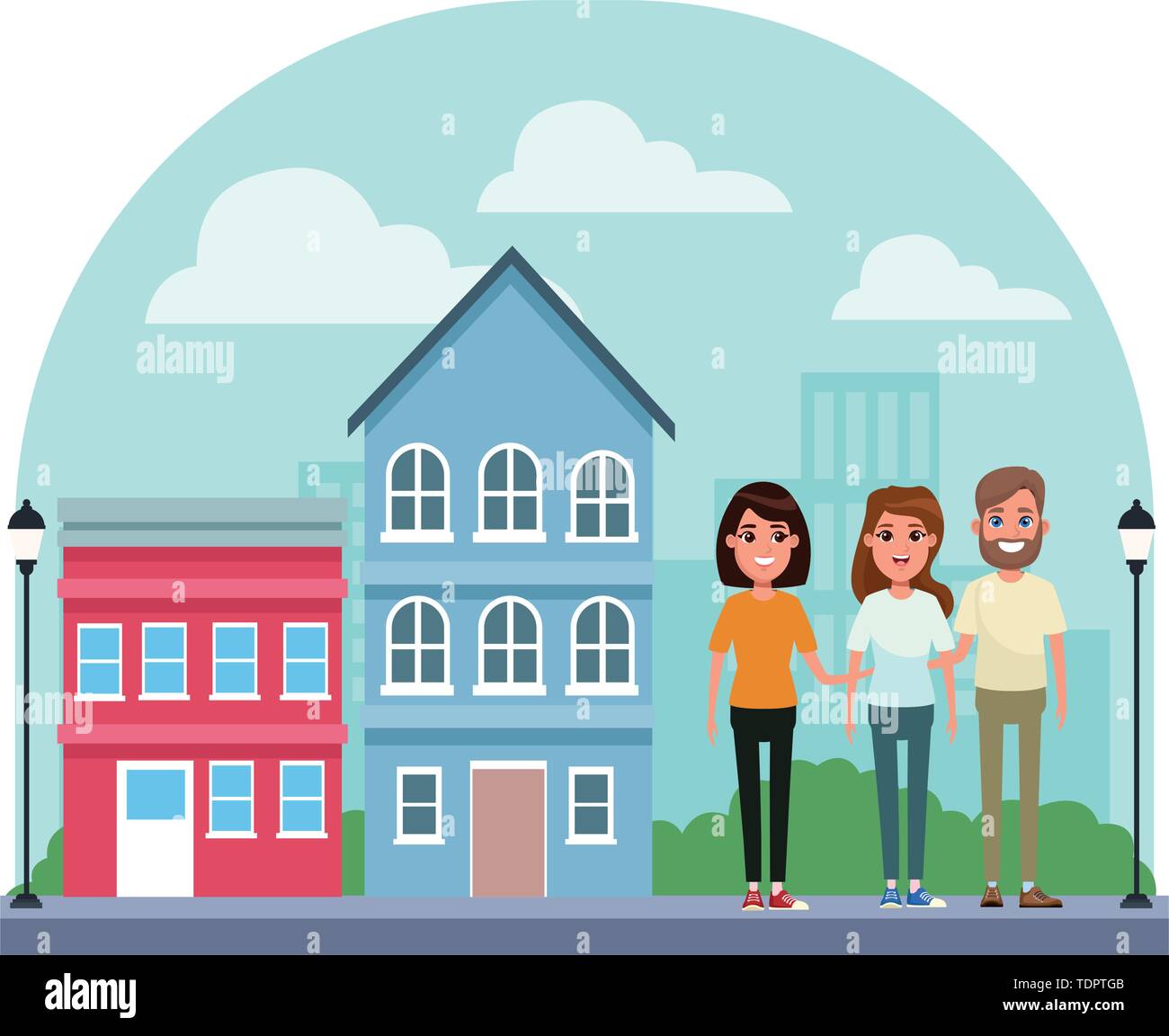 group of people avatar cartoon character Stock Vector Image & Art - Alamy