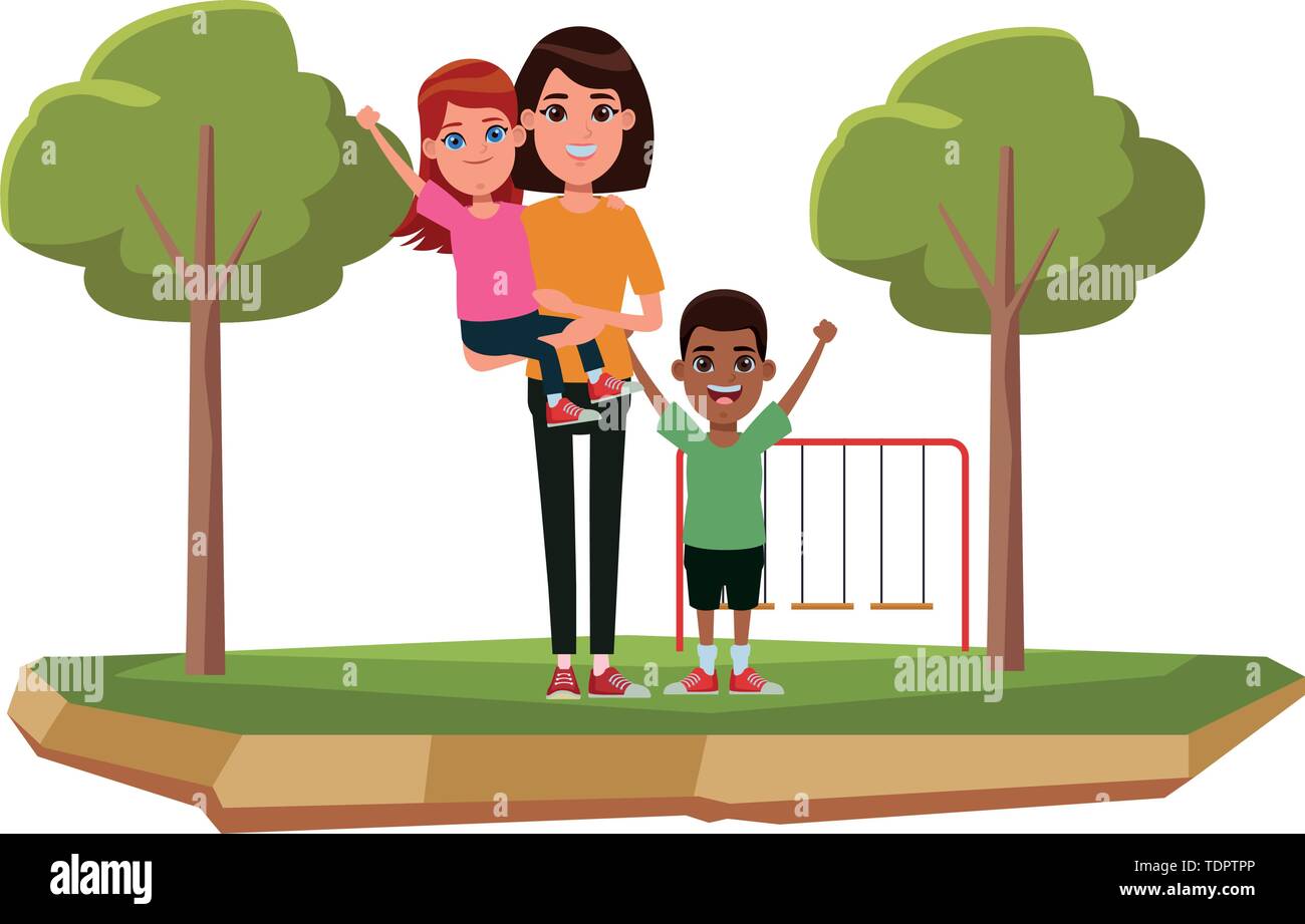 family avatar cartoon character portrait Stock Vector Image & Art - Alamy