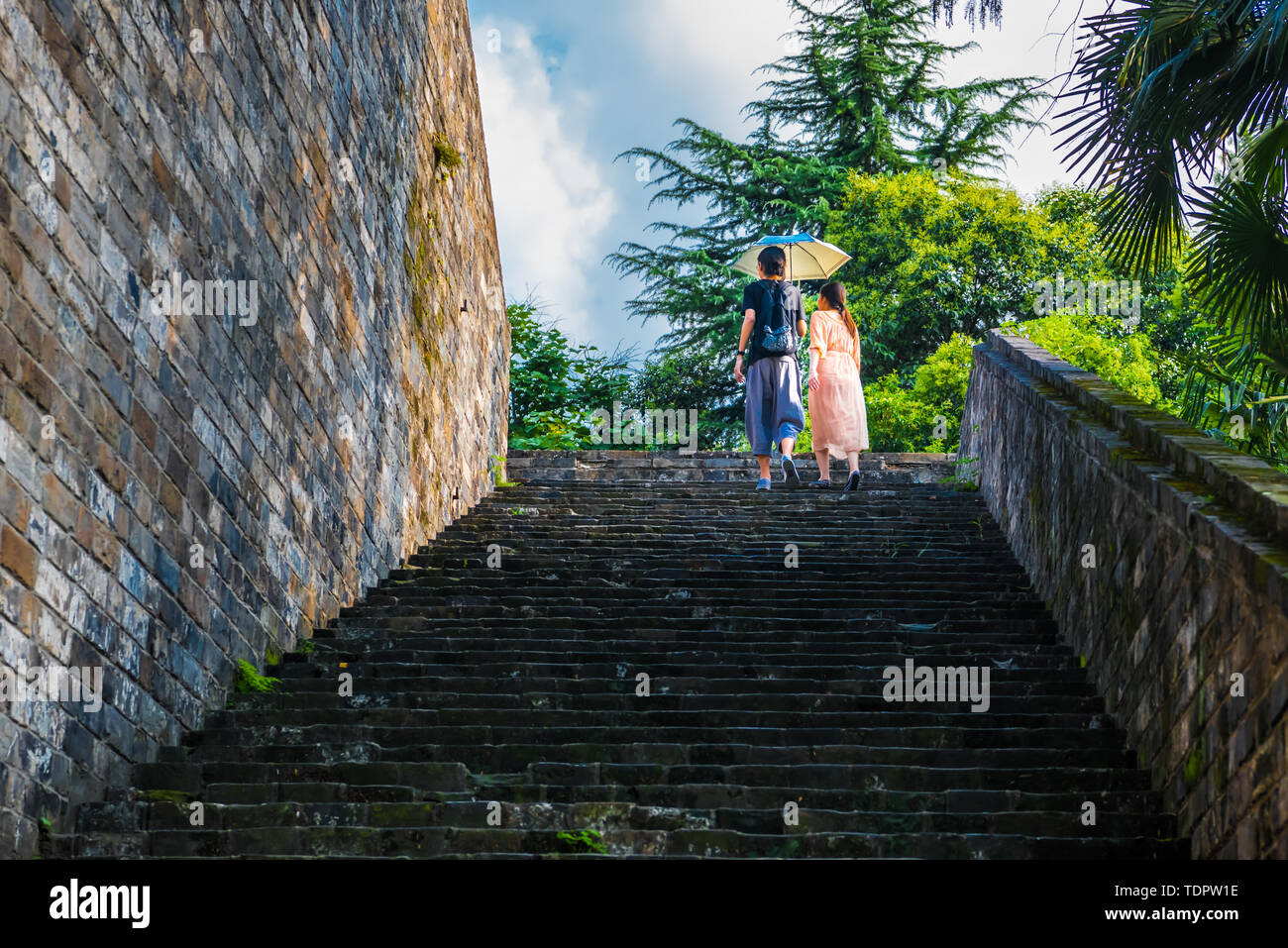 Photographed at the Ningxia Gate in Nanjing Stock Photo - Alamy
