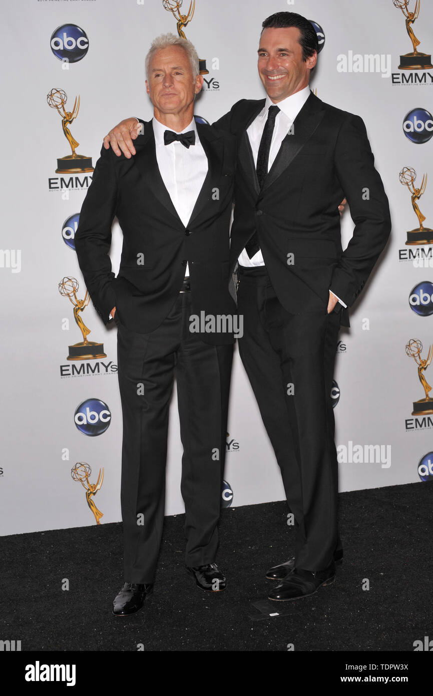 LOS ANGELES, CA. September 21, 2008: "Mad Men" stars Jon Hamm & John ...