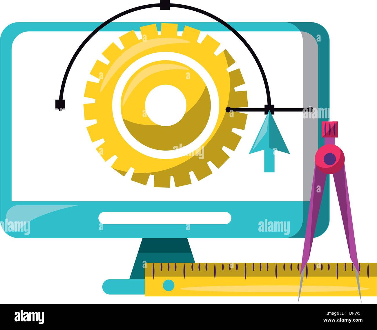 Vectors and graphic design digital tools Stock Vector Image & Art - Alamy