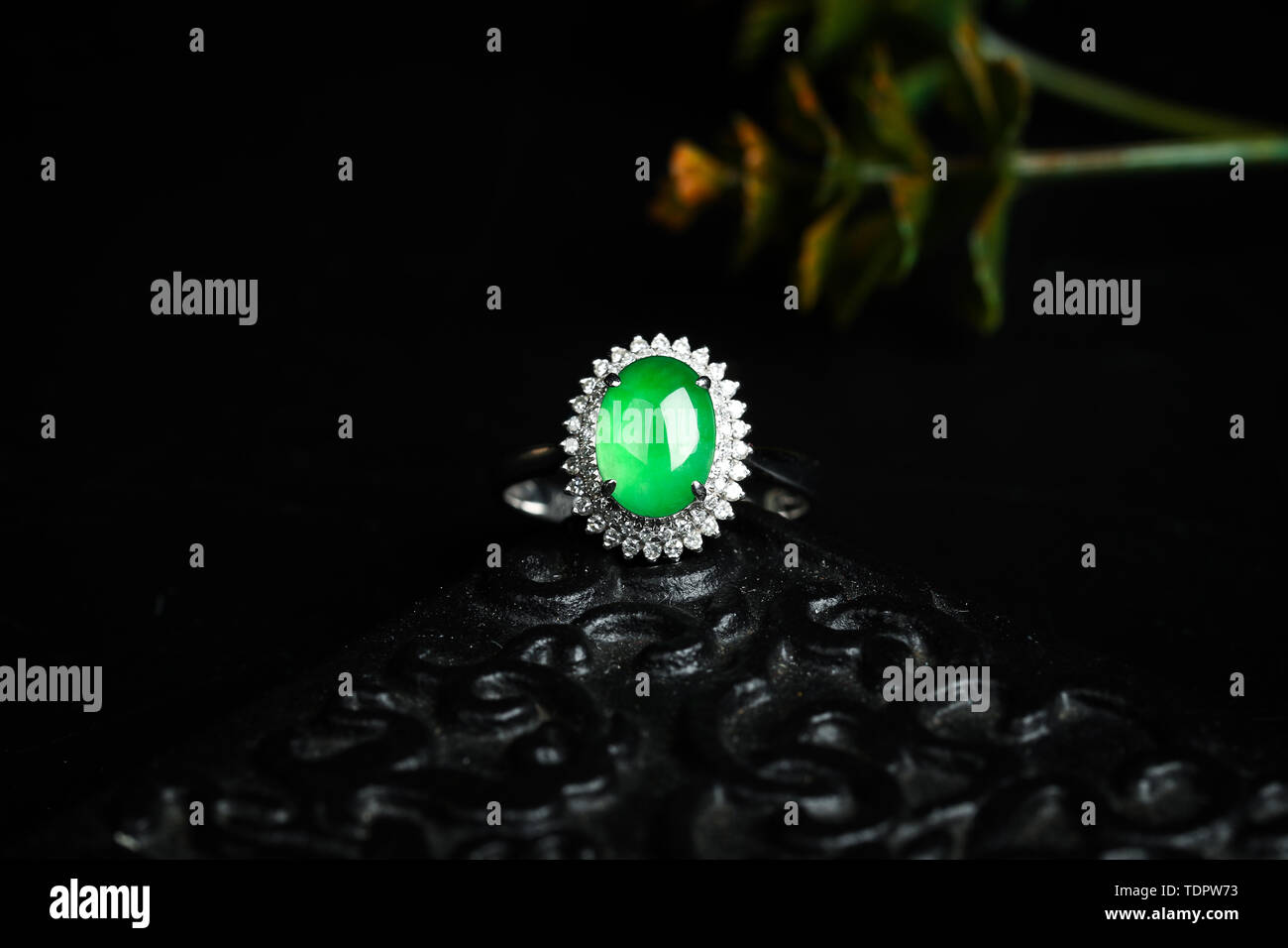 The emerald ring Stock Photo - Alamy